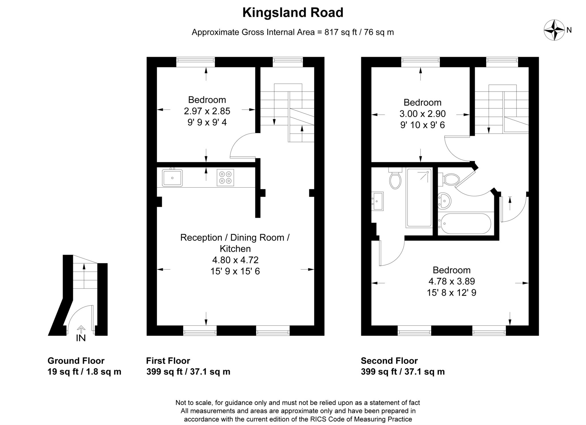 Kingsland Road, Dalston E8, 3 bedroom flat for sale - 61000039 ...
