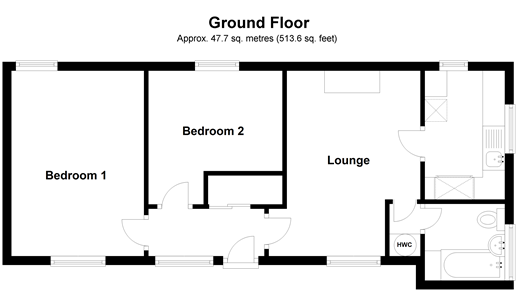 2 bed detached bungalow for sale in Chapel Road, Smallfield, Horley ...