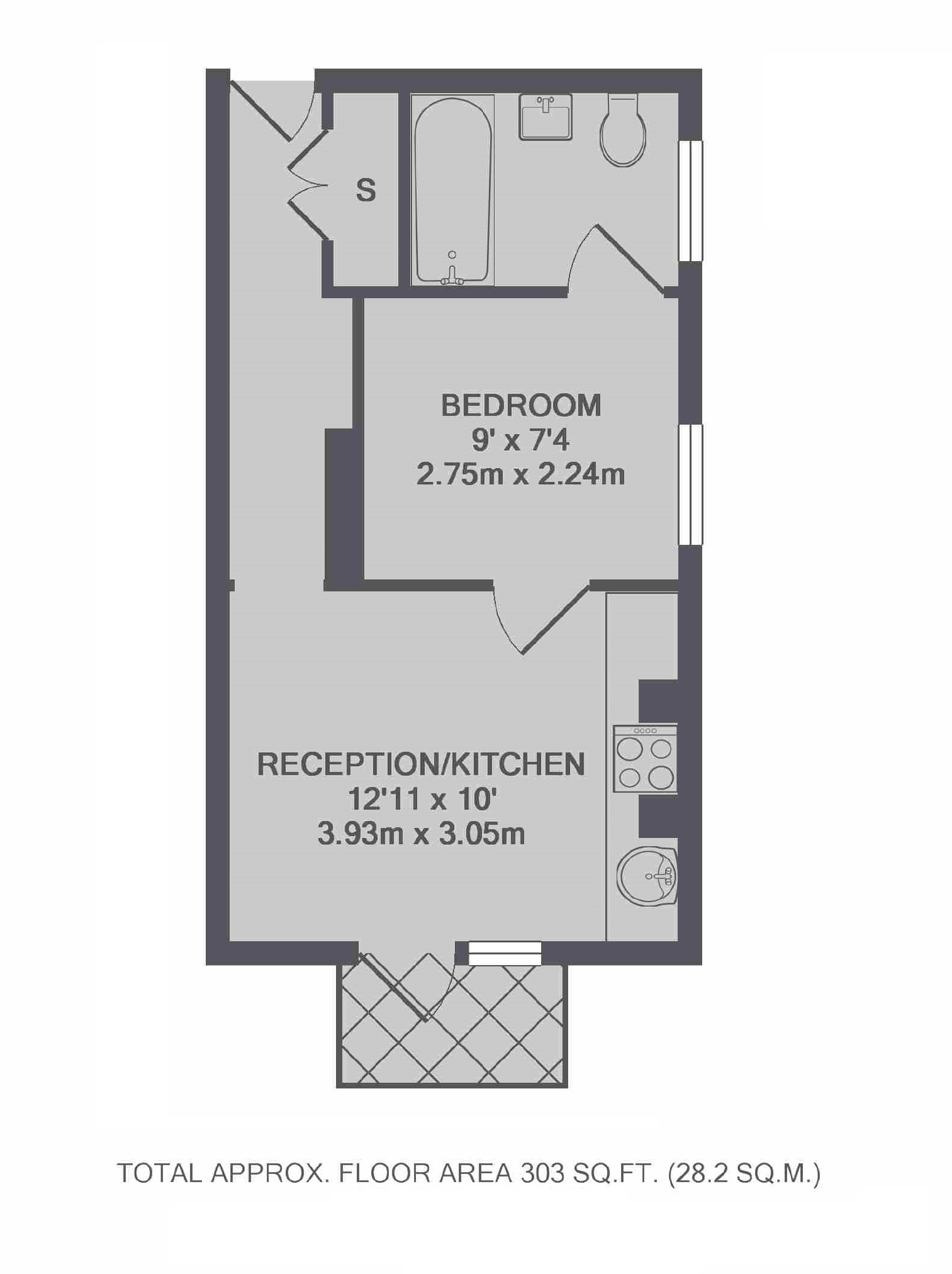 Ravensbourne Gardens, London W13, 1 bedroom flat for sale - 61935557 ...