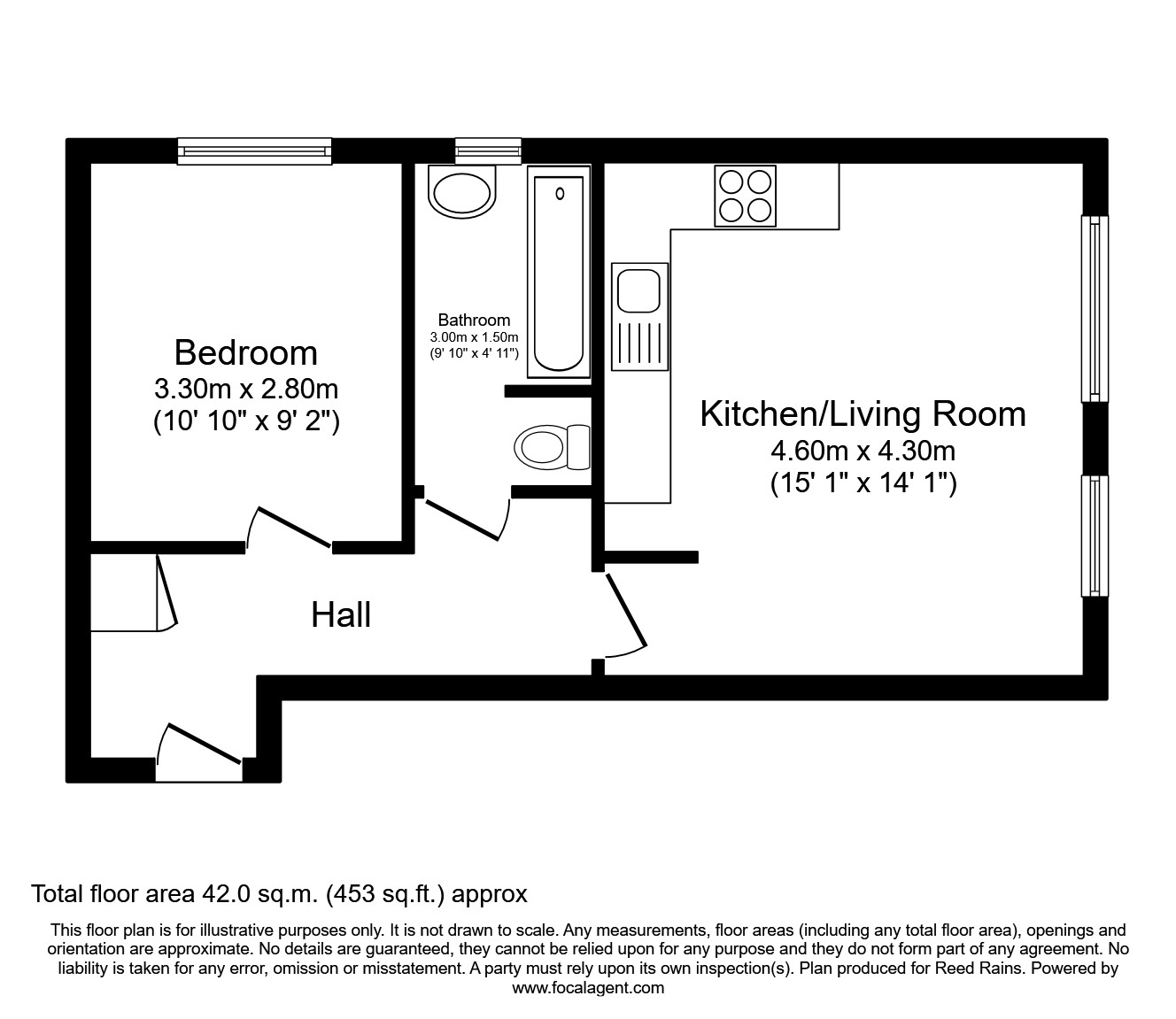 Eccles Fold, Eccles, Manchester, Greater Manchester M30, 1 bedroom flat ...