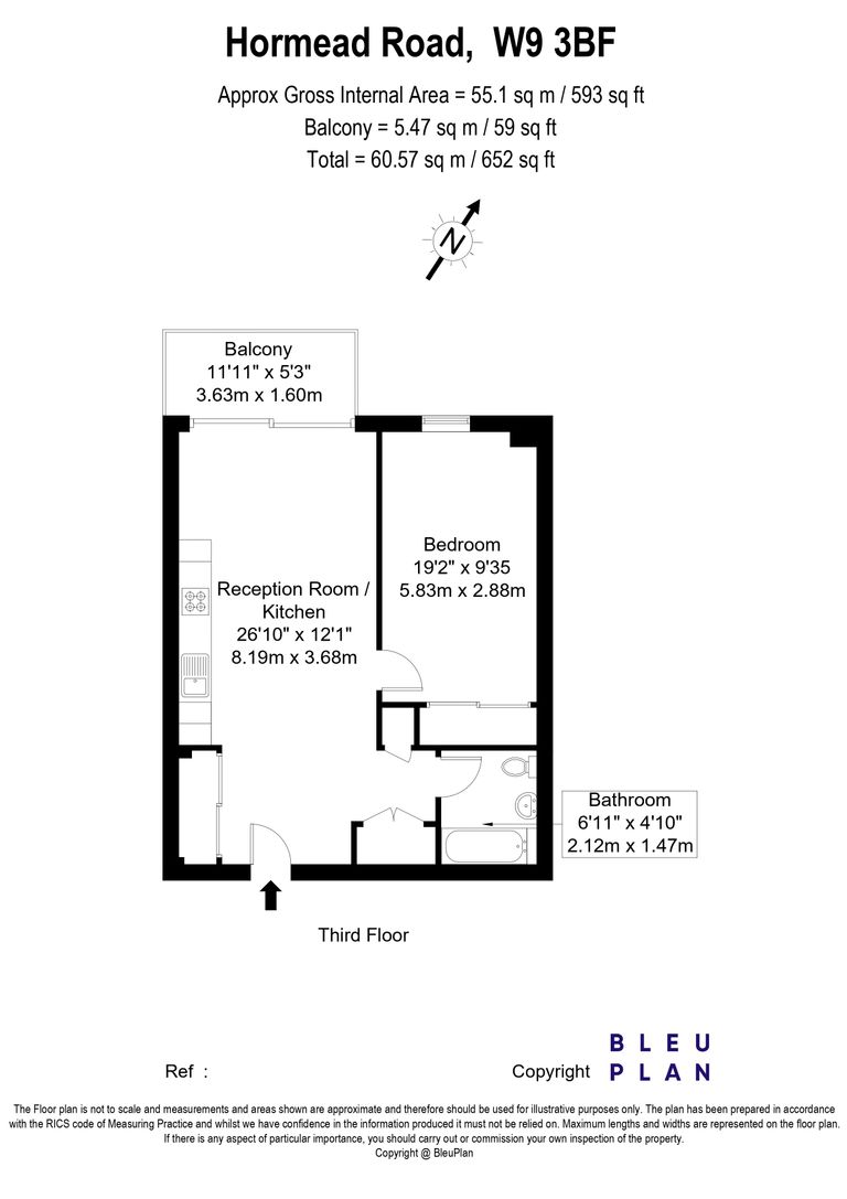 Fermoy Road, London W9, 1 bedroom flat for sale - 69618120 | PrimeLocation