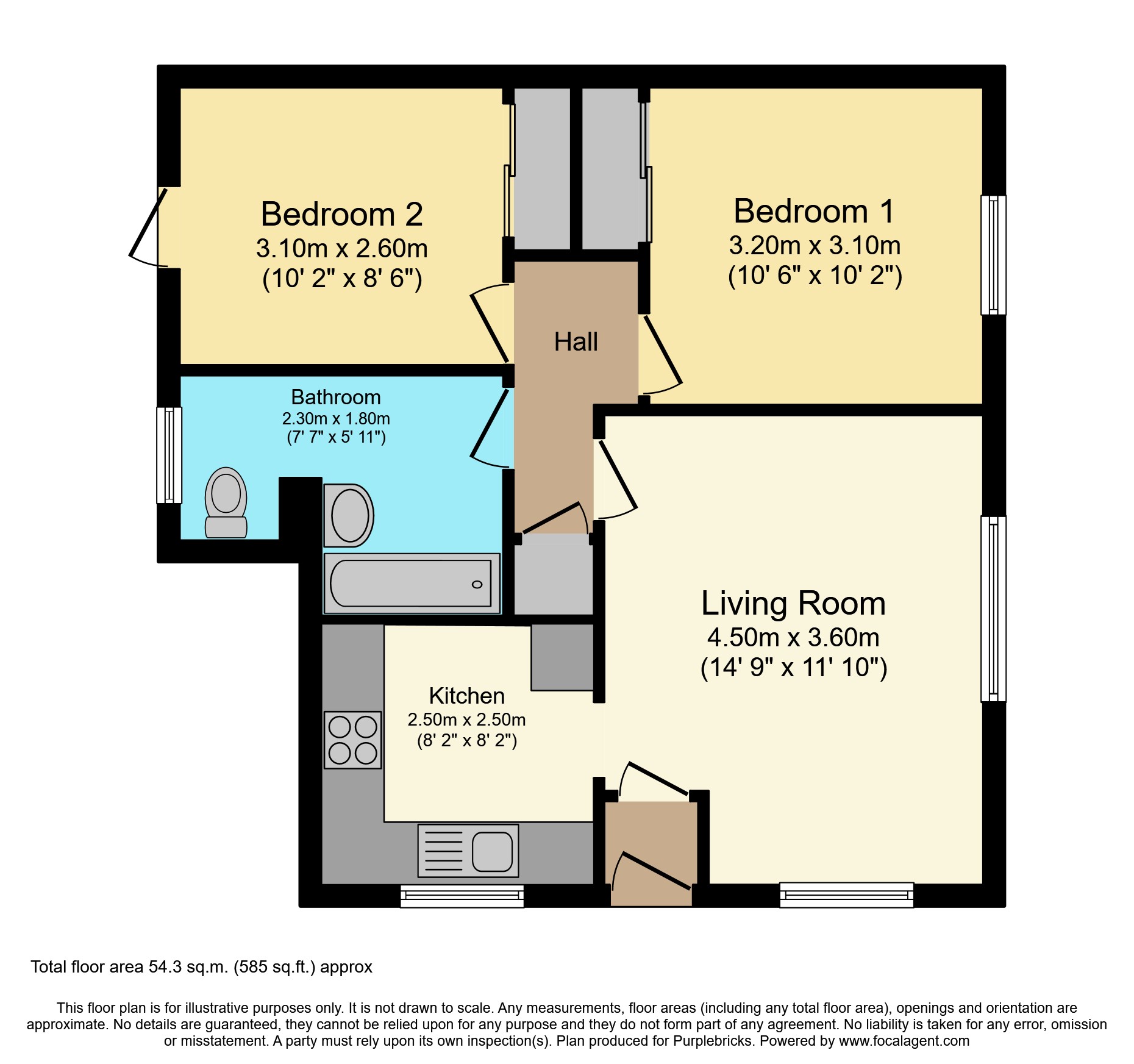 Broomhead Park, Dunfermline KY12, 2 bedroom flat for sale - 65055649 ...
