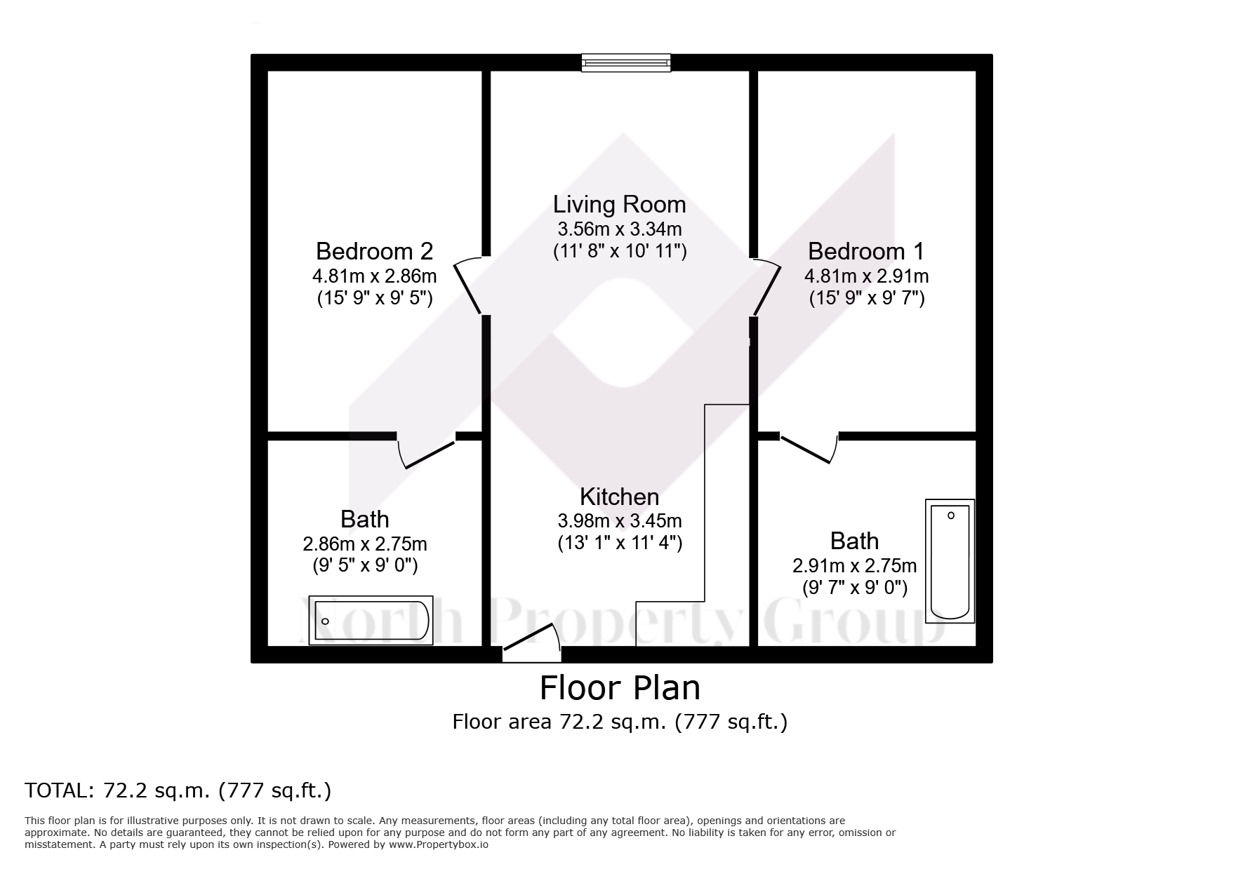 Local Crescent, The Crescent, Manchester M5, 2 bedroom flat to rent ...