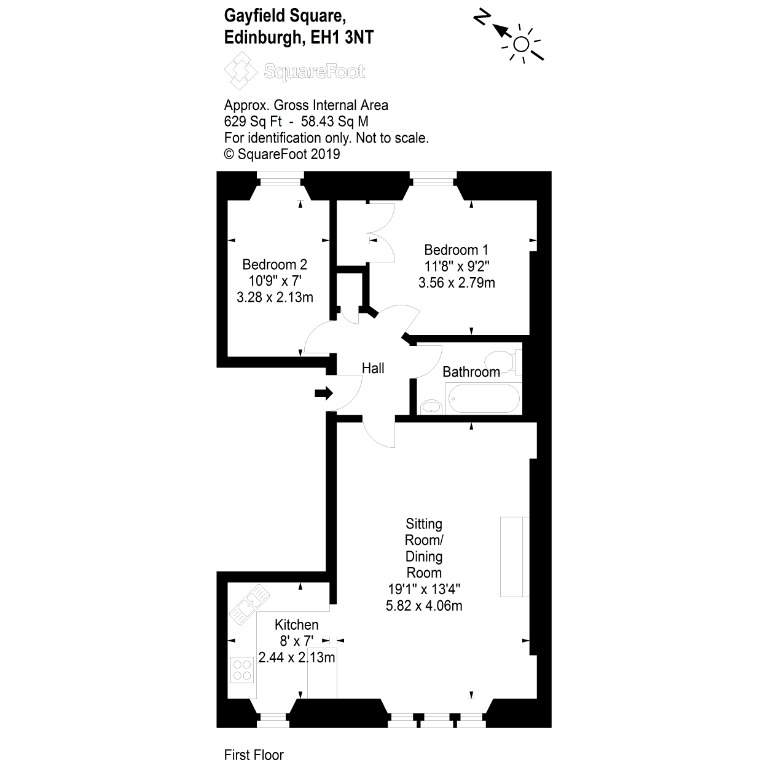 Gayfield Square, New Town, Edinburgh EH1, 2 bedroom flat to rent ...