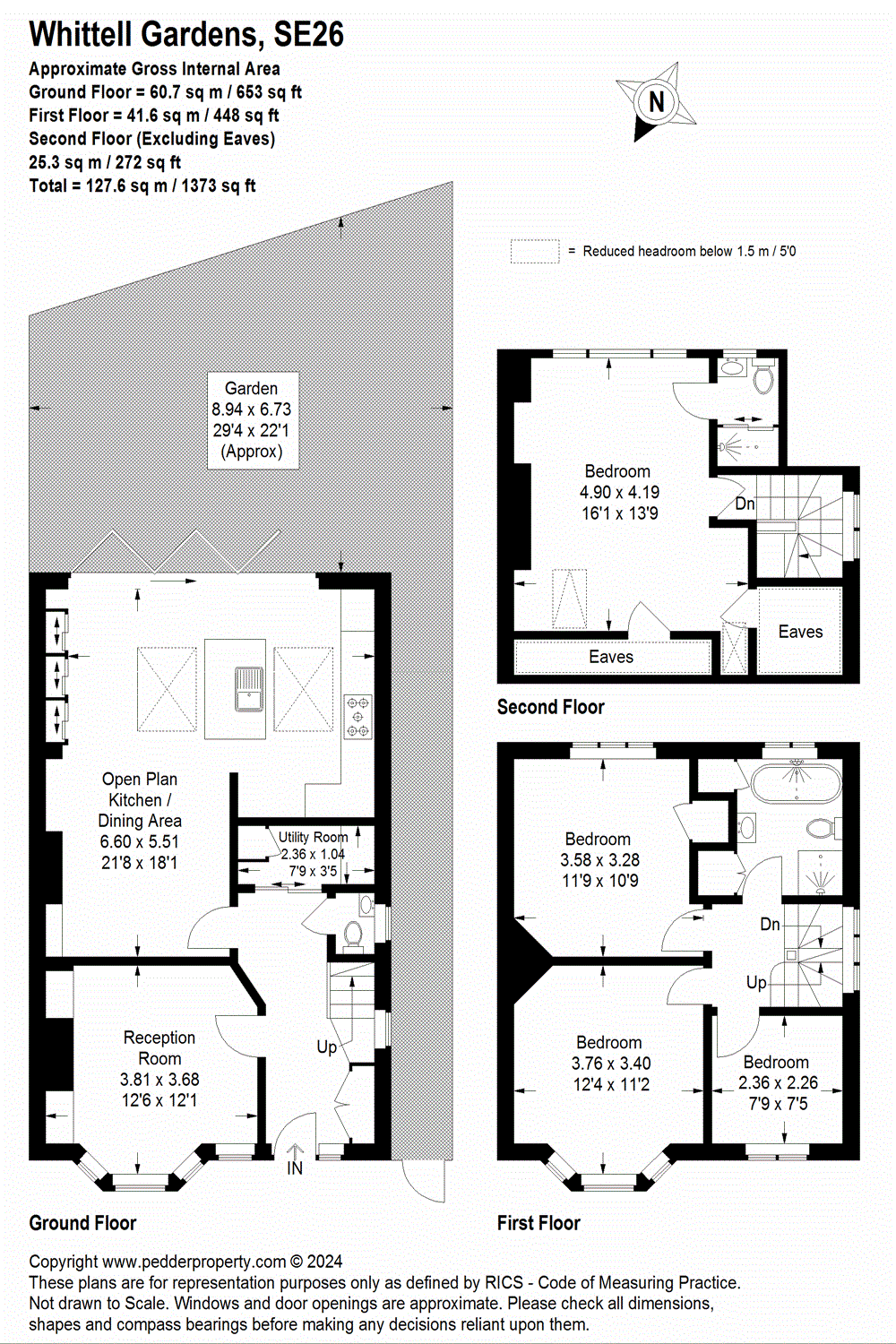 Whittell Gardens, Sydenham, London SE26, 4 bedroom semi-detached house ...