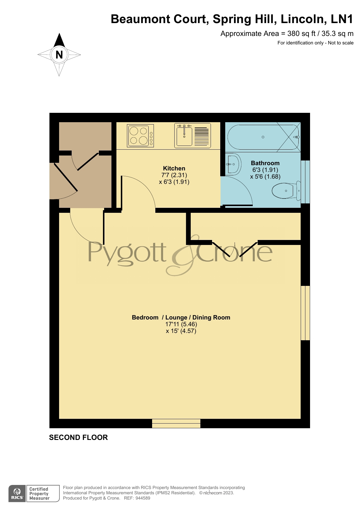 Free property report 12 Beaumont Court, Spring Hill, Lincoln, LN1 1HE ...