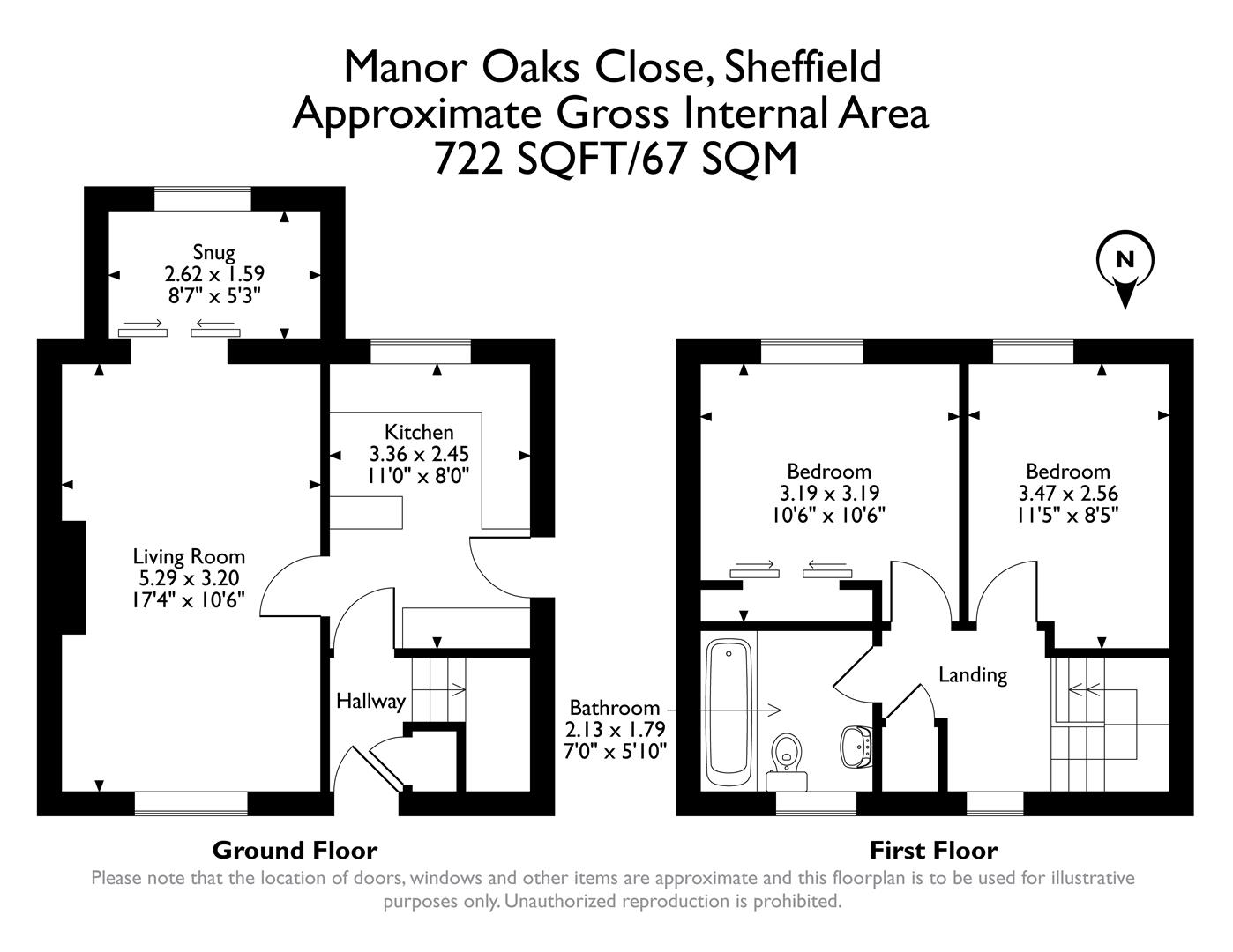 Manor Oaks Close, Sheffield S2, 2 bedroom semi-detached house for sale ...