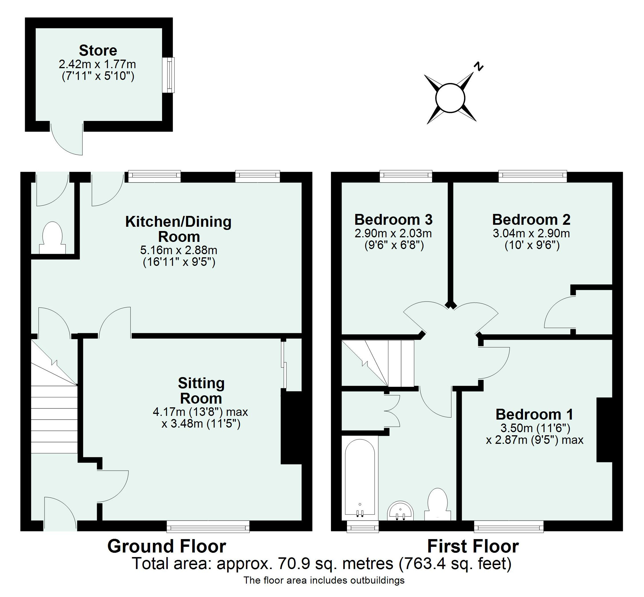 Fir Close, Willand, Cullompton, Devon EX15, 3 bedroom terraced house for sale - 63984077 ...