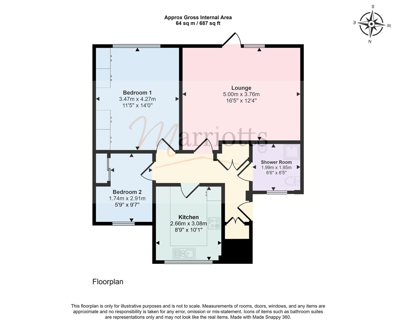 The Cedars, Sherwood, Nottingham NG5, 2 bedroom maisonette for sale ...