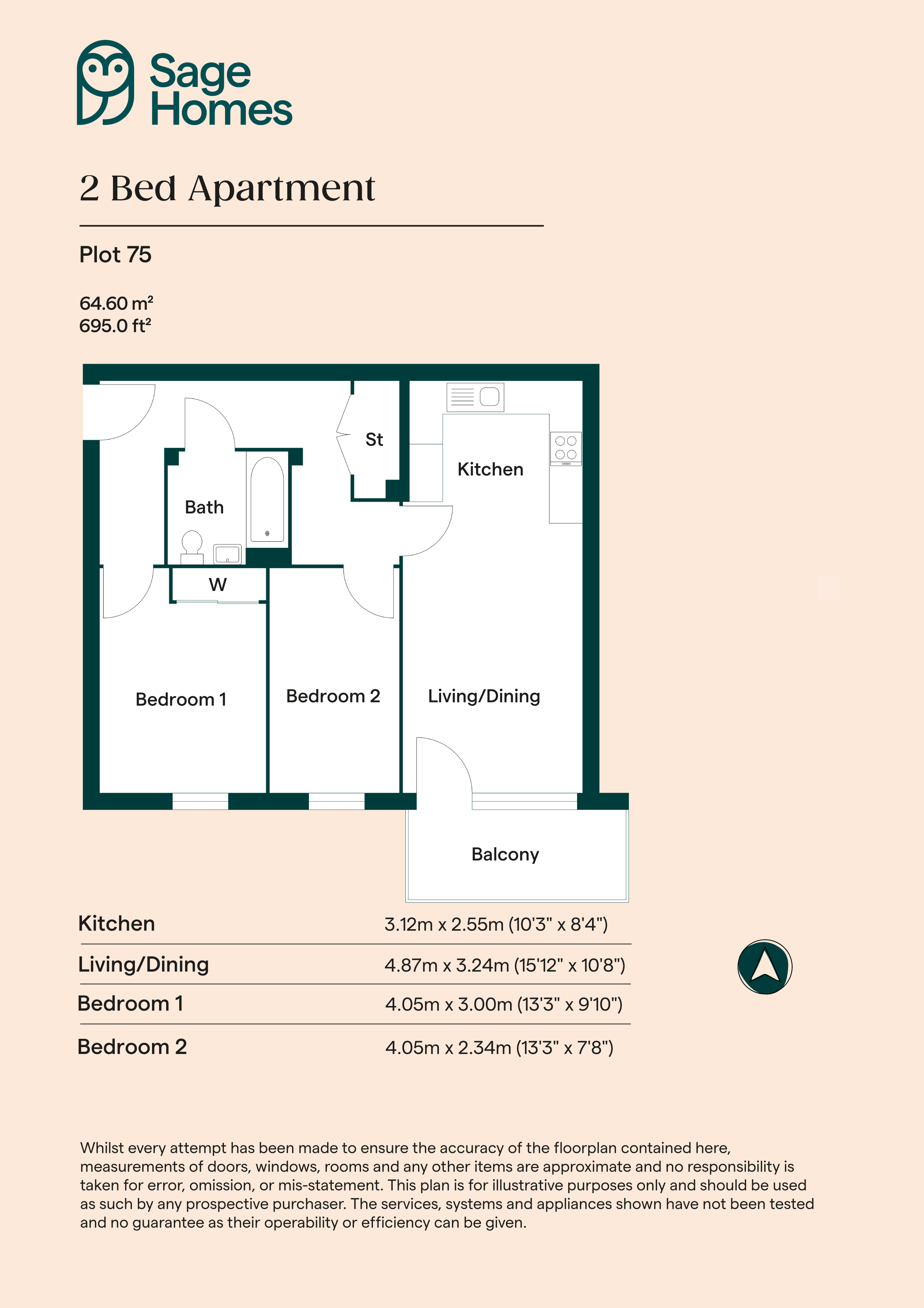 Manford Way, Chigwell IG7, 2 bedroom flat for sale - 65082580 ...
