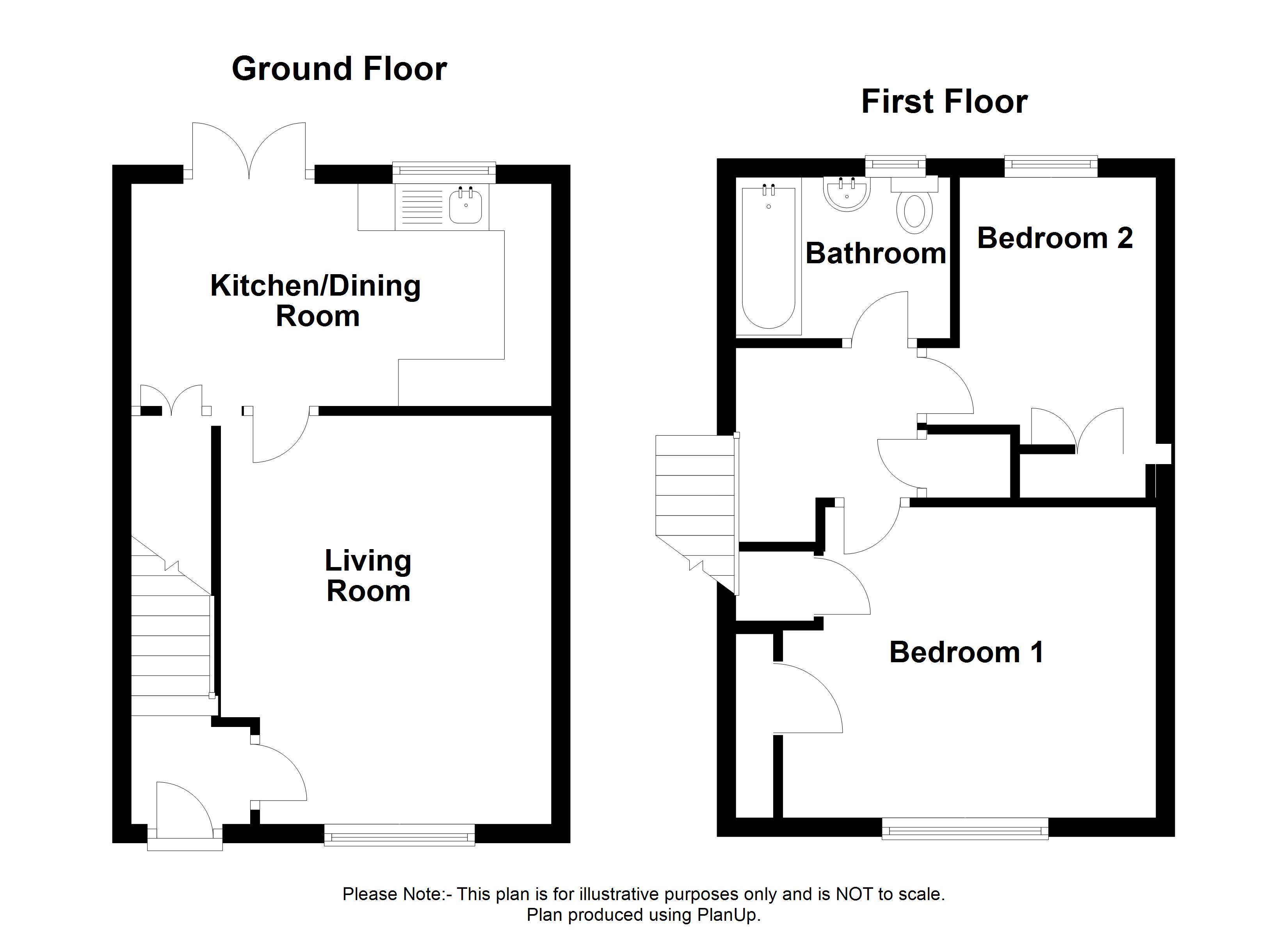 Cae Rhedyn, Rhos, Neath Port Talbot SA8, 2 bedroom end terrace house ...