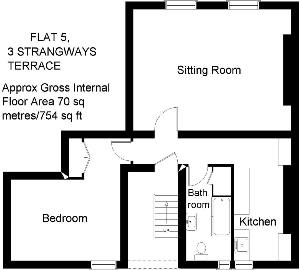 Strangways Terrace, Truro TR1, 1 bedroom flat for sale - 61701866 ...