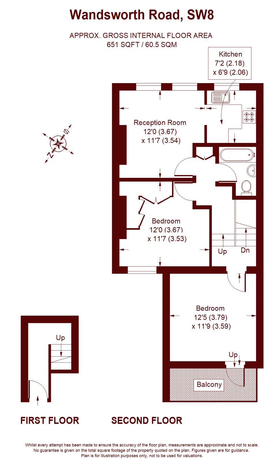 Wandsworth Road, London SW8, 2 bedroom flat for sale - 62777895 ...