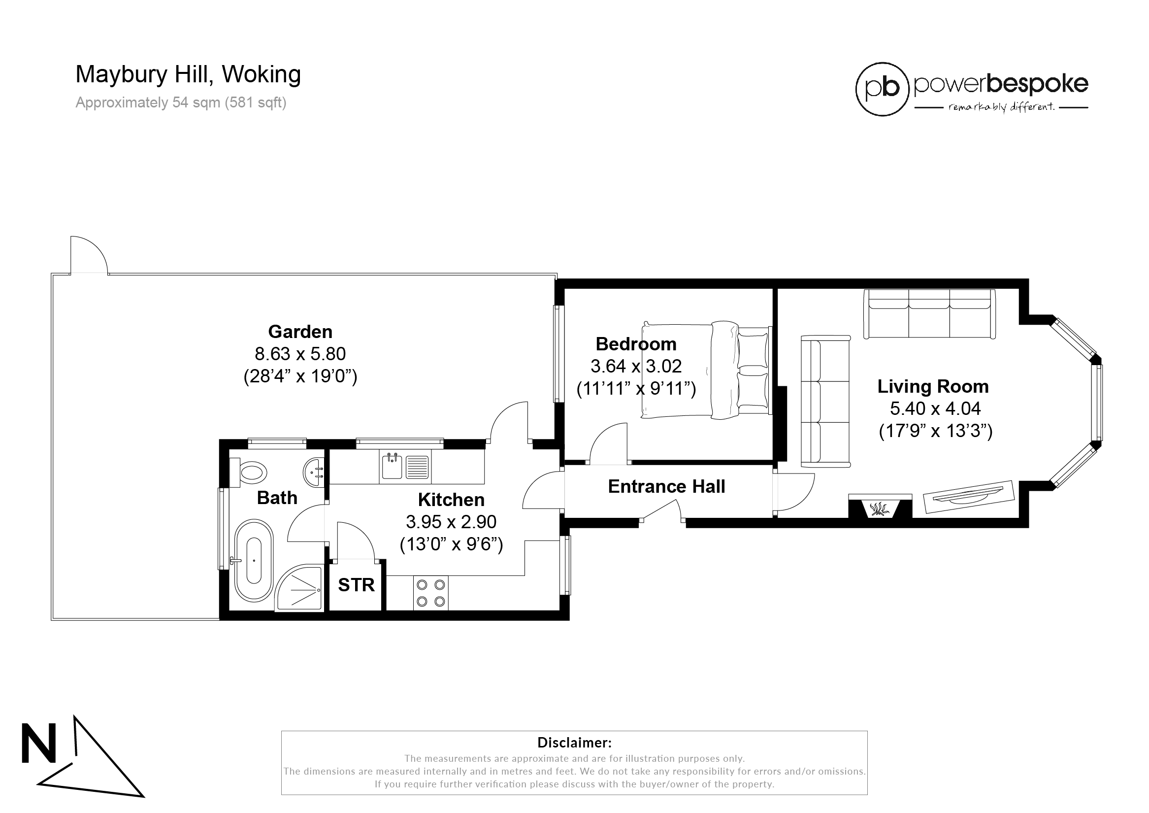 Ref: Gk - Maybury, Woking GU22, 1 bedroom maisonette for sale ...