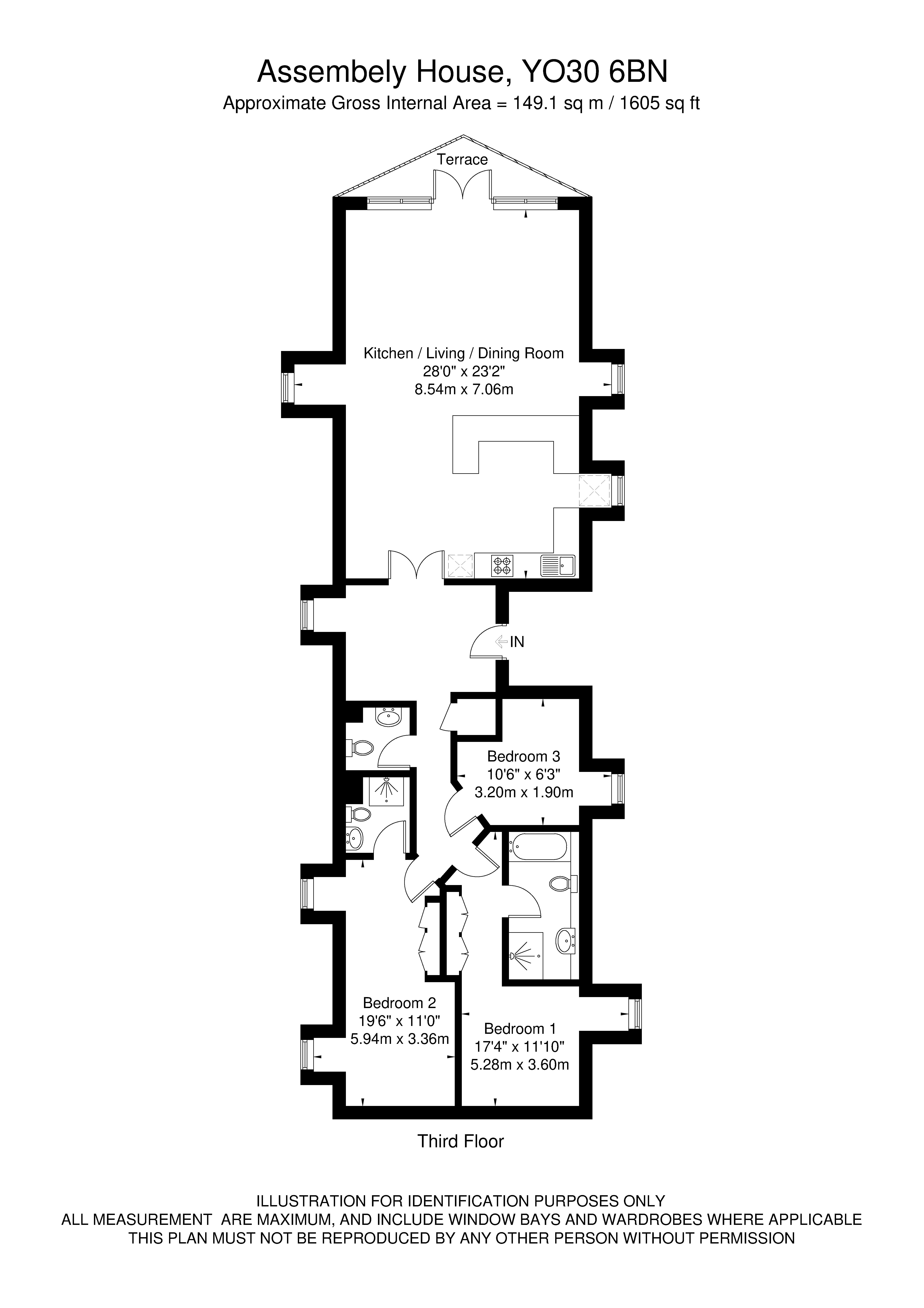 The Avenue, York, North Yorkshire YO30, 3 bedroom flat for sale ...