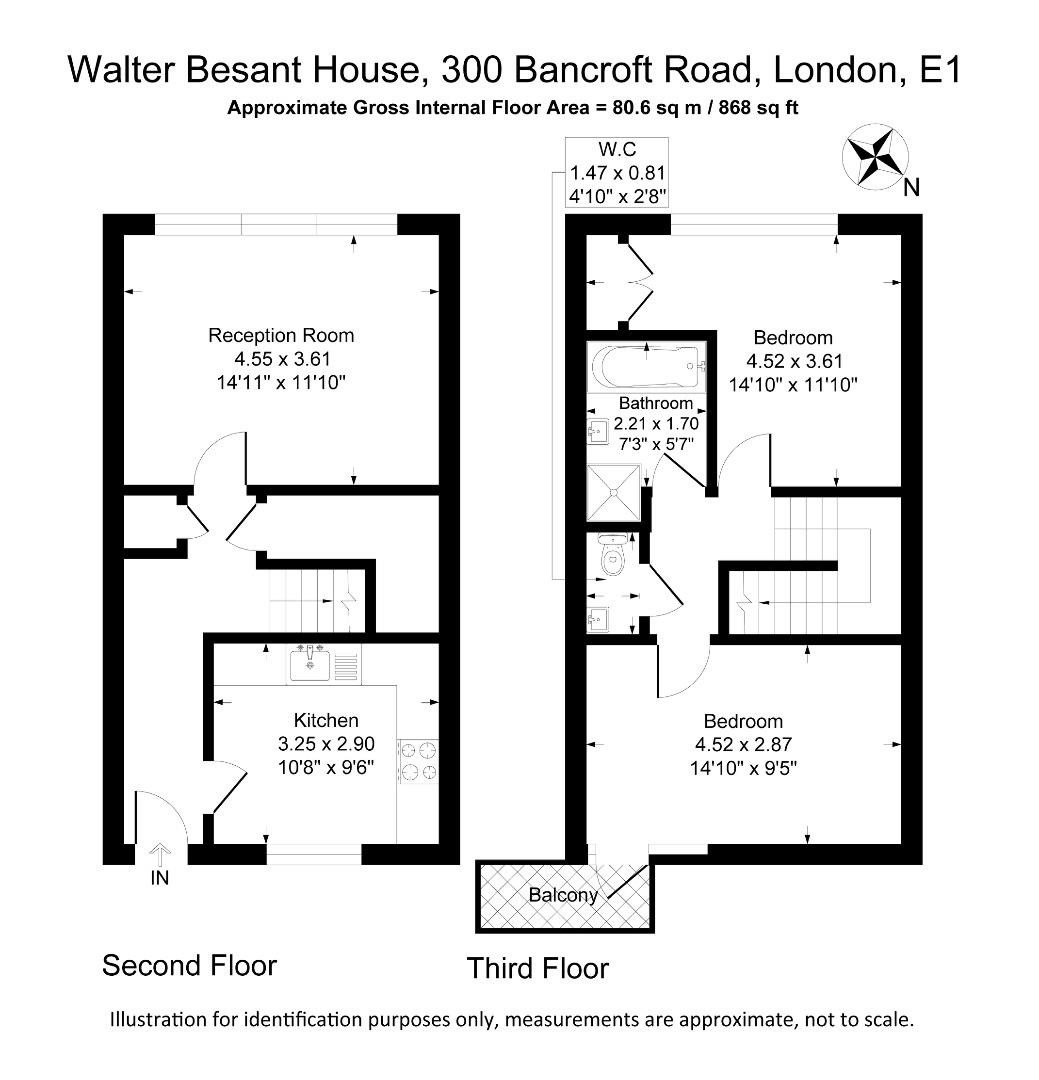 Bancroft Road, London E1, 2 bedroom flat for sale - 69487220 ...