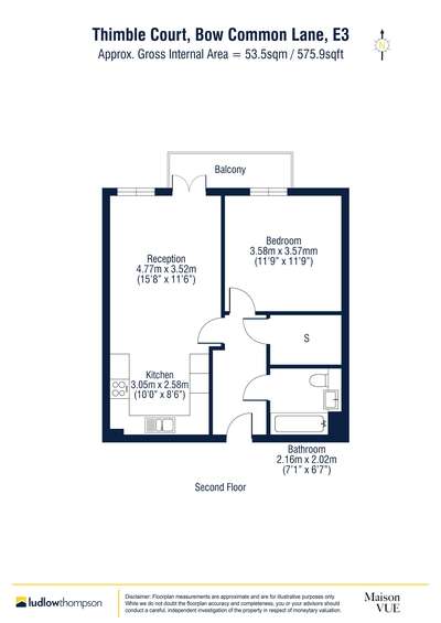 Bow Common Lane, 141 Bow Common Lane, Mile End E3, 1 bedroom flat to ...