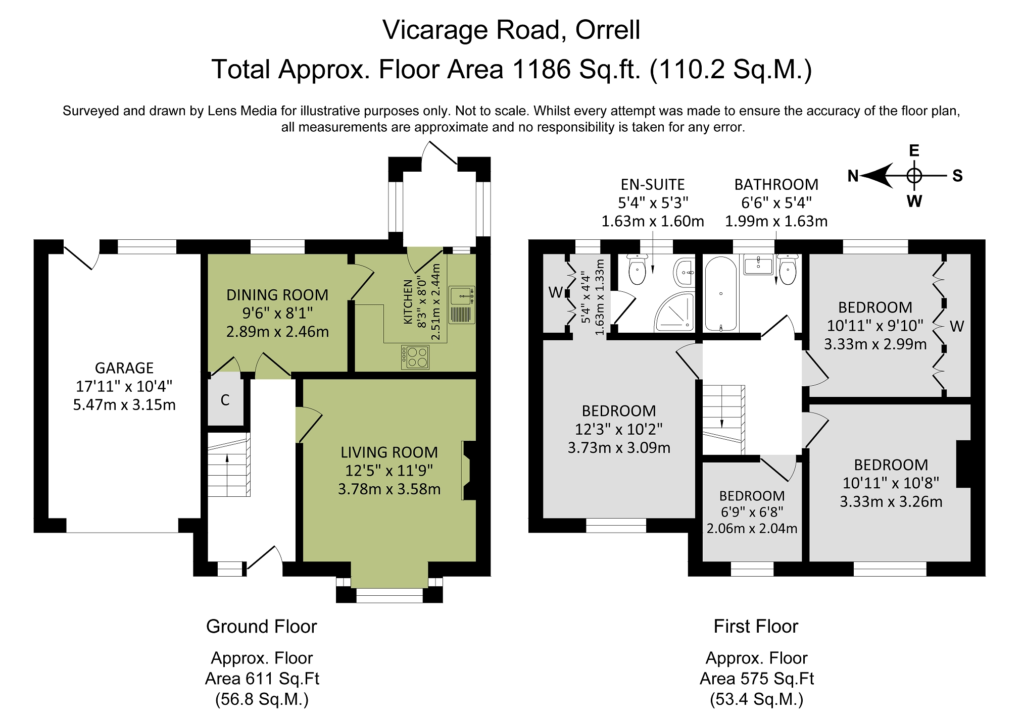 Vicarage Road, Orrell, Wigan, Greater Manchester. WN5, 4 bedroom semi ...