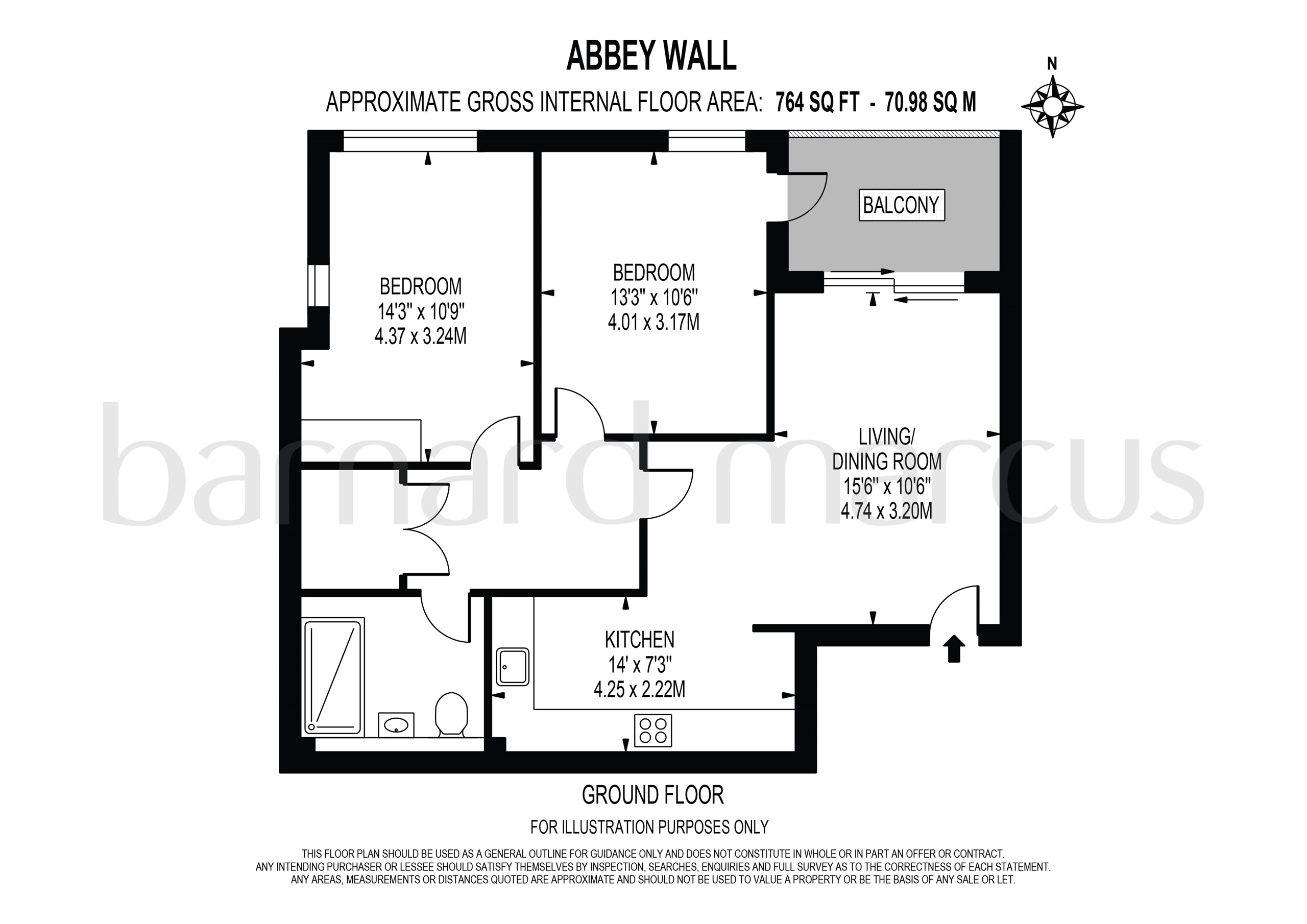 Abbey Wall, Station Road, London SW19, 2 bedroom flat for sale ...