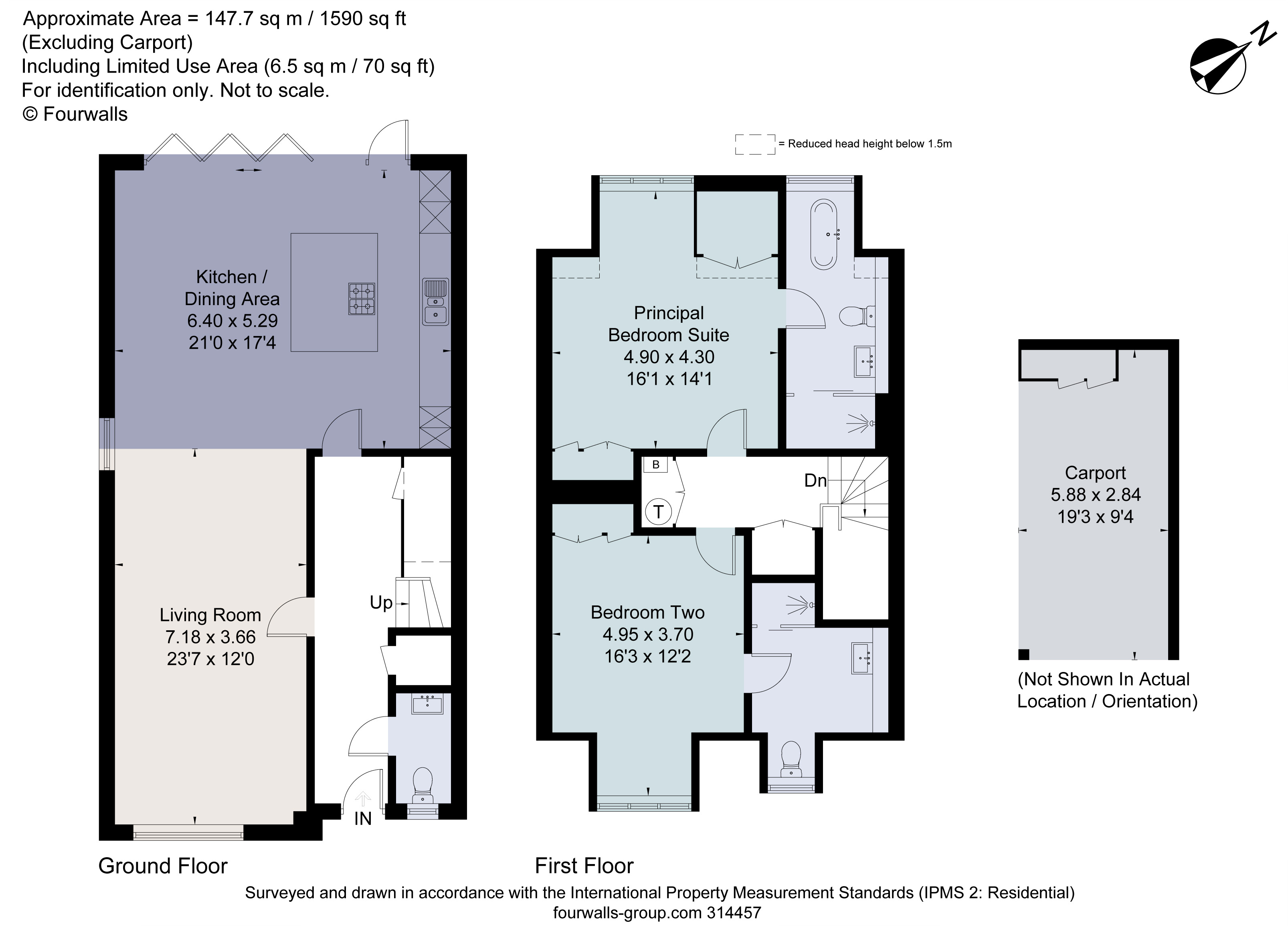 Flexlands Place, Chobham, Woking, Surrey GU24, 2 bedroom semi-detached ...