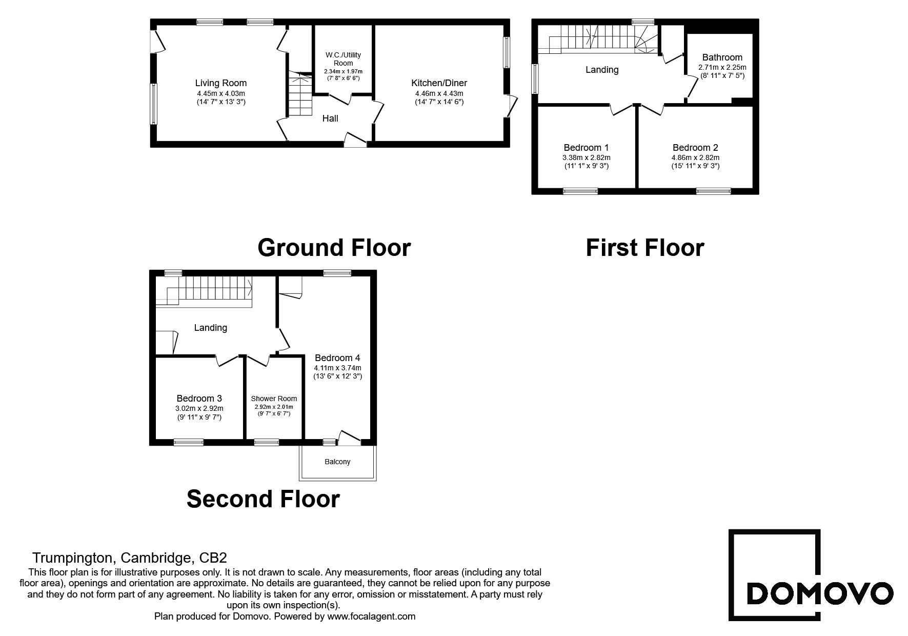 Free property report 25, Glebe Farm Drive, Trumpington, Cambridge, CB2 ...