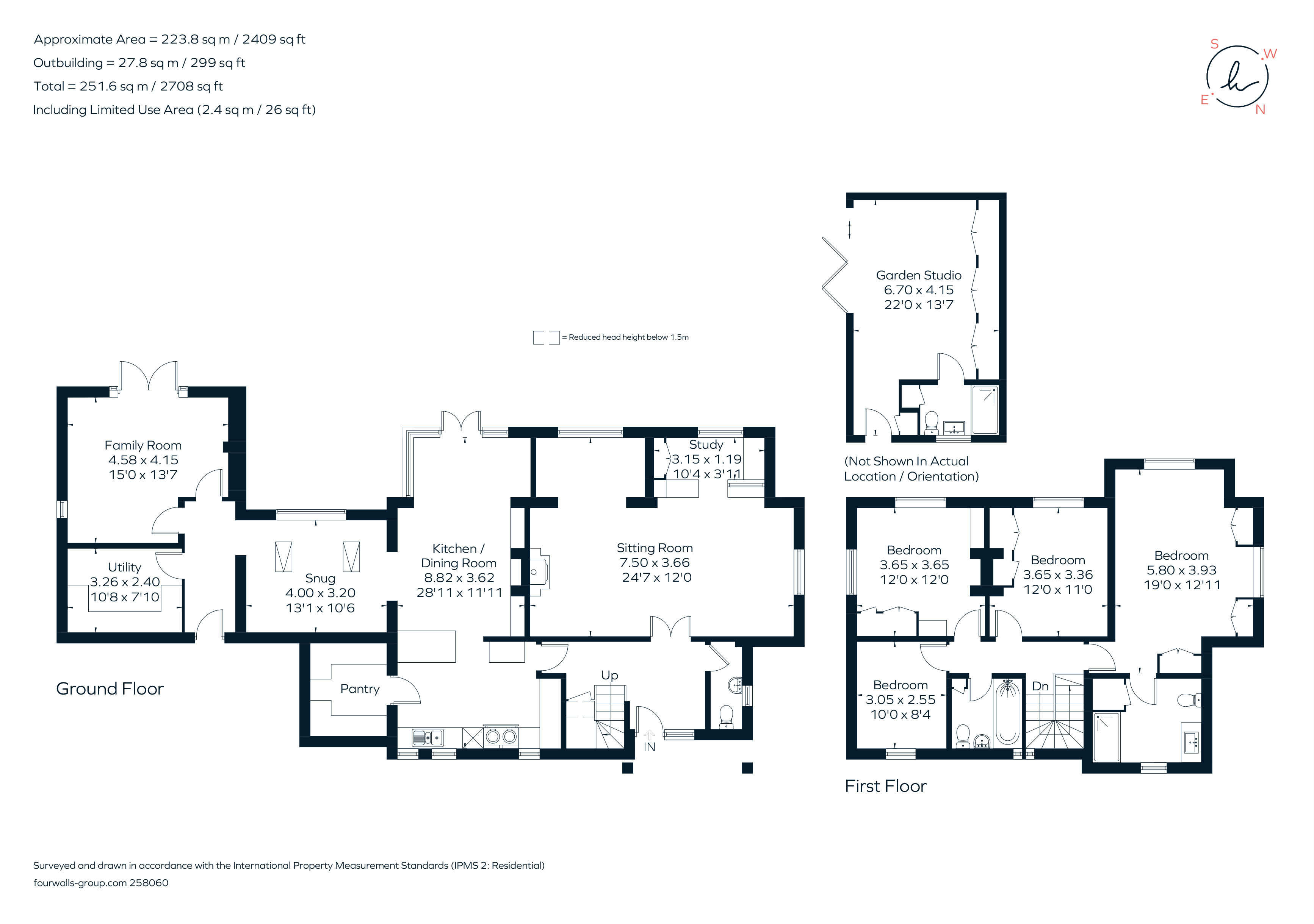 South Munstead Lane, Godalming, Surrey GU8, 4 bedroom detached house ...
