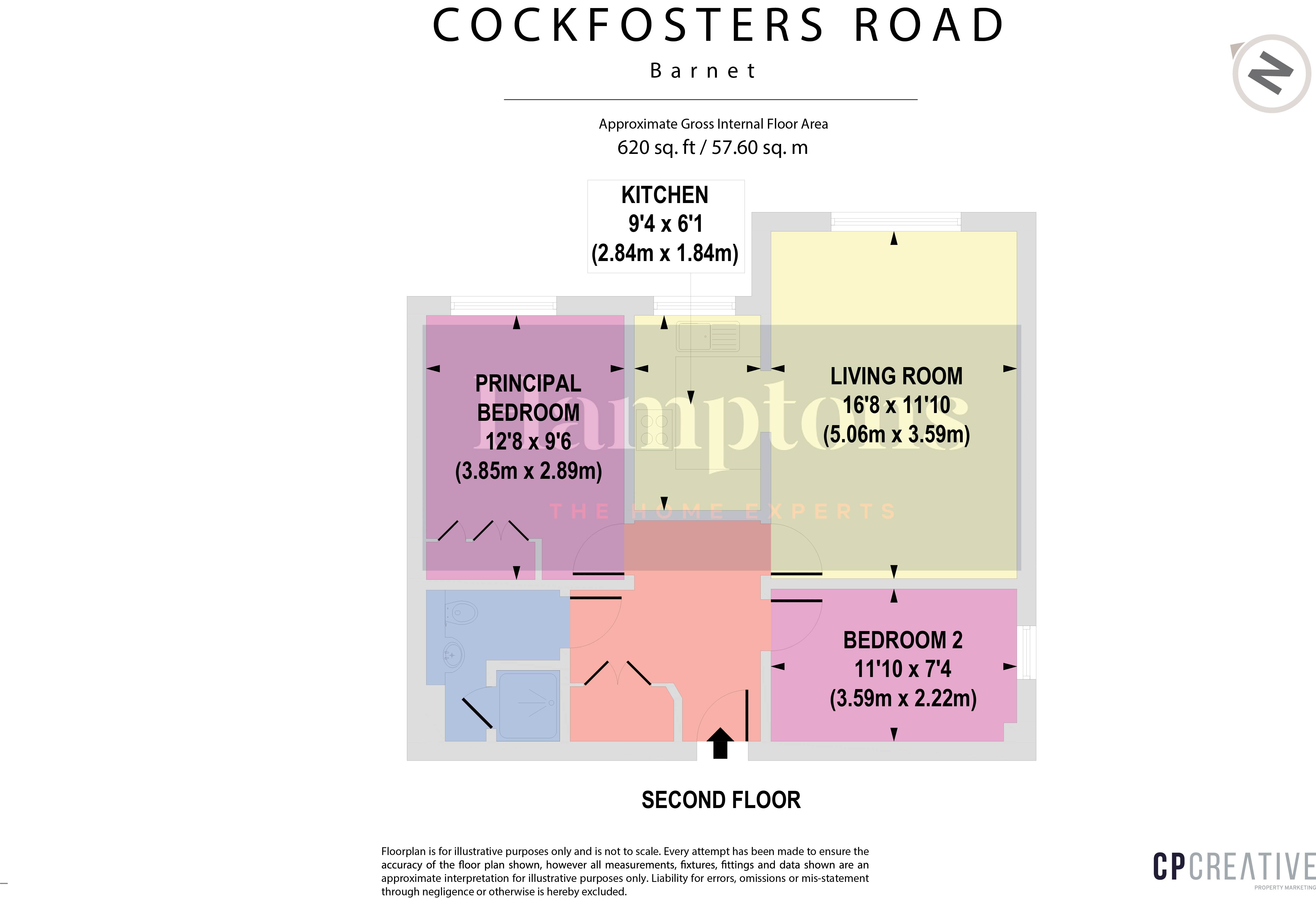 Cockfosters Road, Cockfosters, Barnet EN4, 2 bedroom flat for sale ...