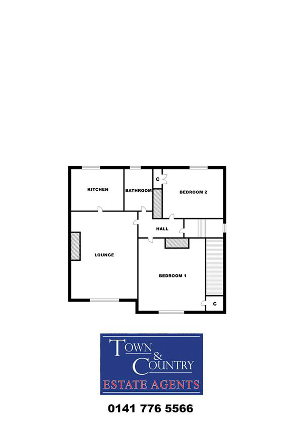 Kentigern Terrace, Bishopbriggs, Glasgow G64, 2 bedroom flat for sale ...