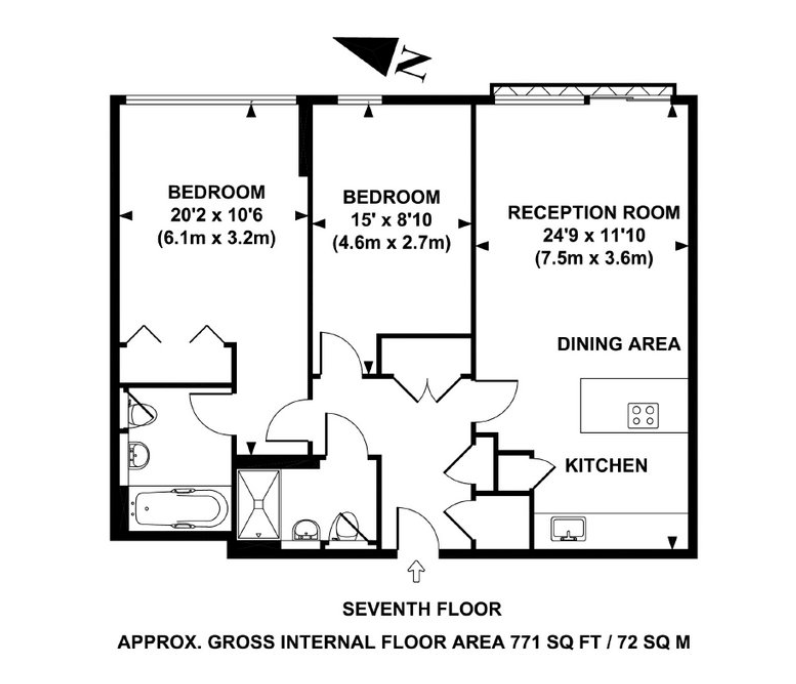 Free property report Apartment 84, Woods House, 7, Gatliff Road, London ...