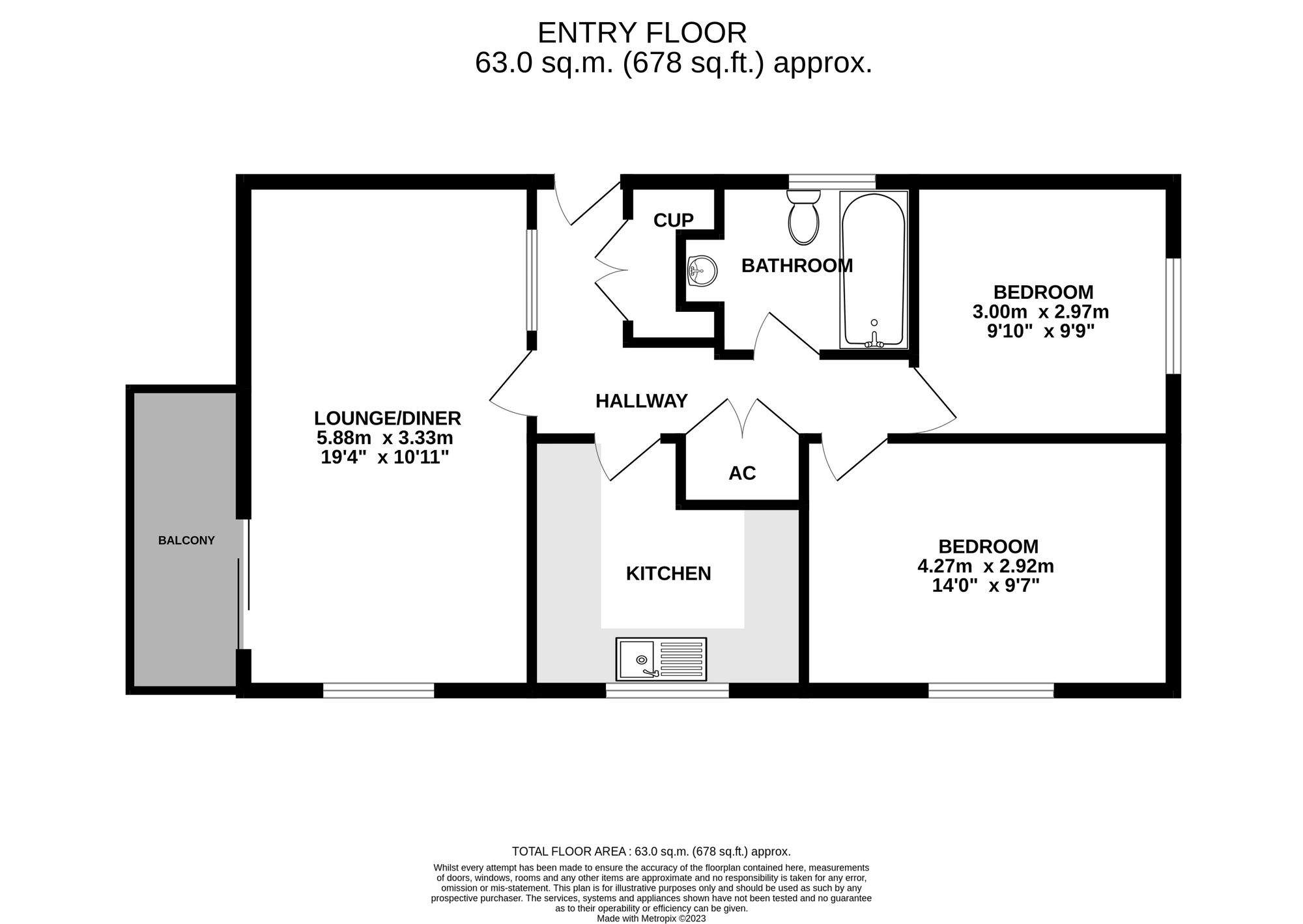 Church Road, Frinton Court BH14, 2 bedroom flat for sale - 64918287 ...