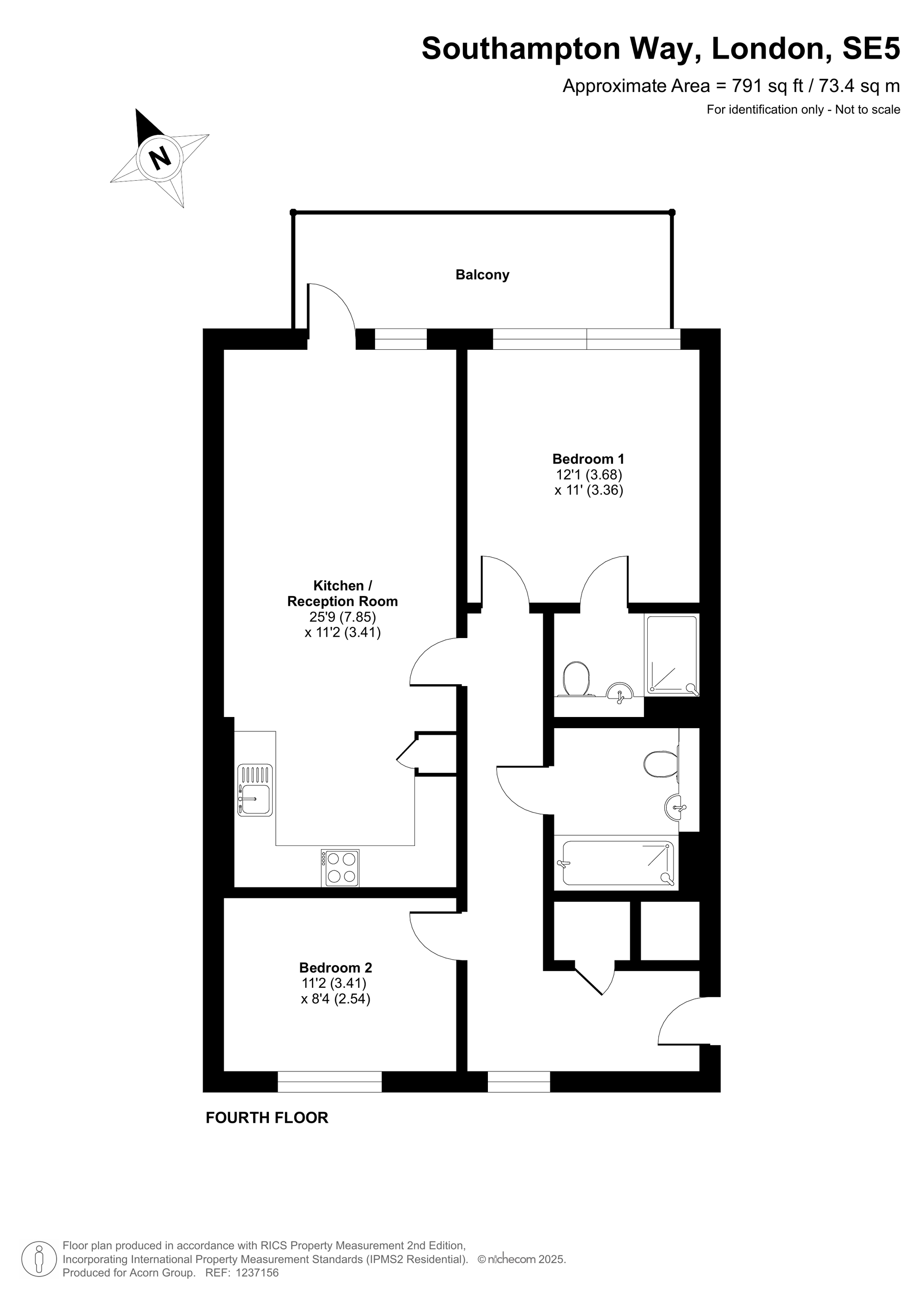 Southampton Way, London SE5, 2 bedroom flat for sale - 69546962 ...
