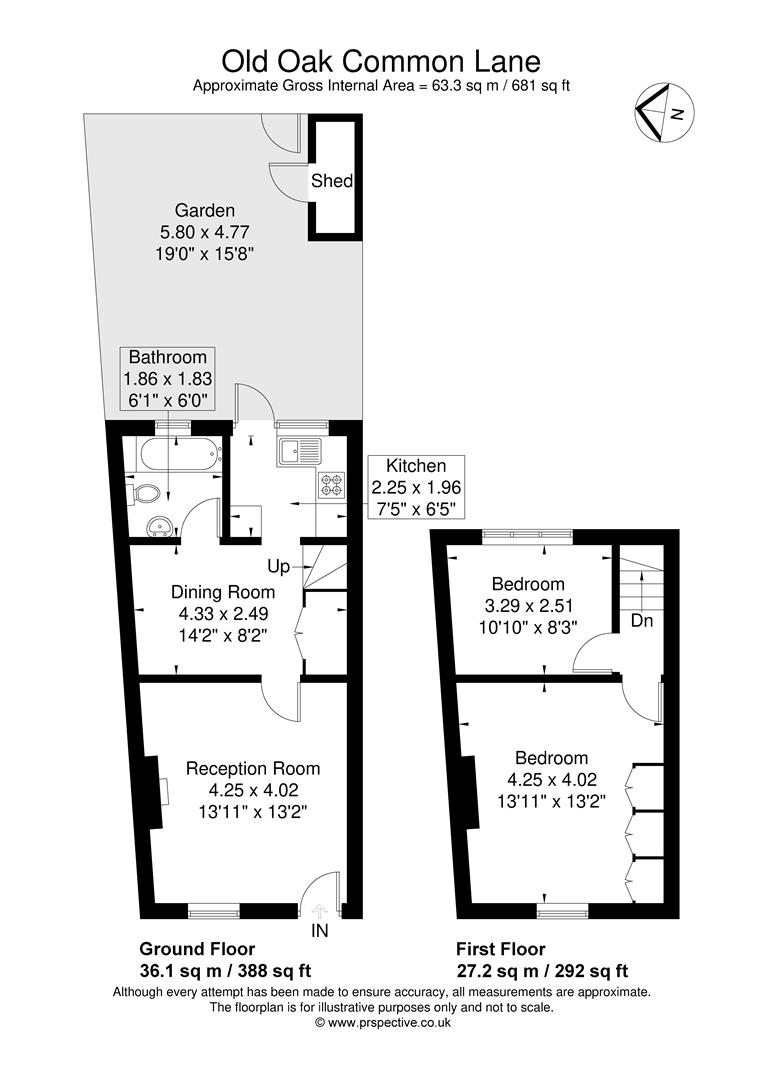 Old Oak Common Lane, London W3, 2 bedroom terraced house to rent ...