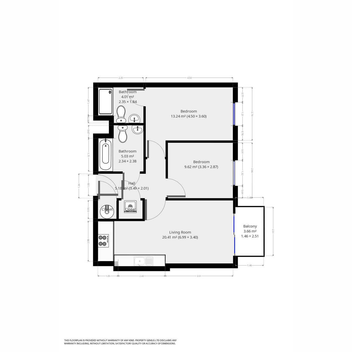 Free property report Apartment 14, Devell House, 11, Rusholme Place ...