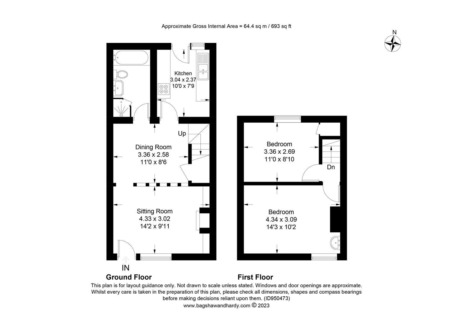 Spring Gardens, Dorking RH4, 2 bedroom property for sale - 64274230 ...