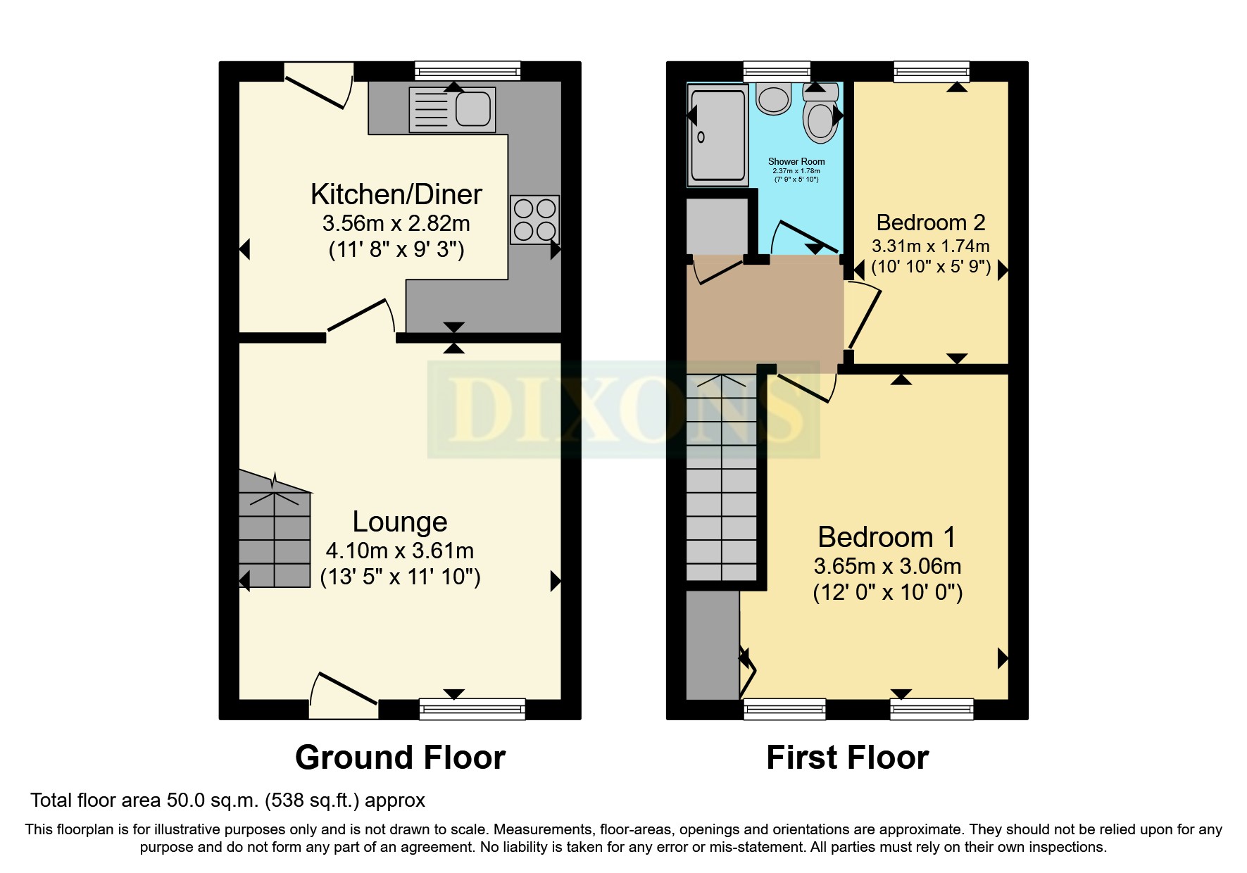 Eleanor Harrison Drive, Cookley, Kidderminster DY10, 2 bedroom end ...