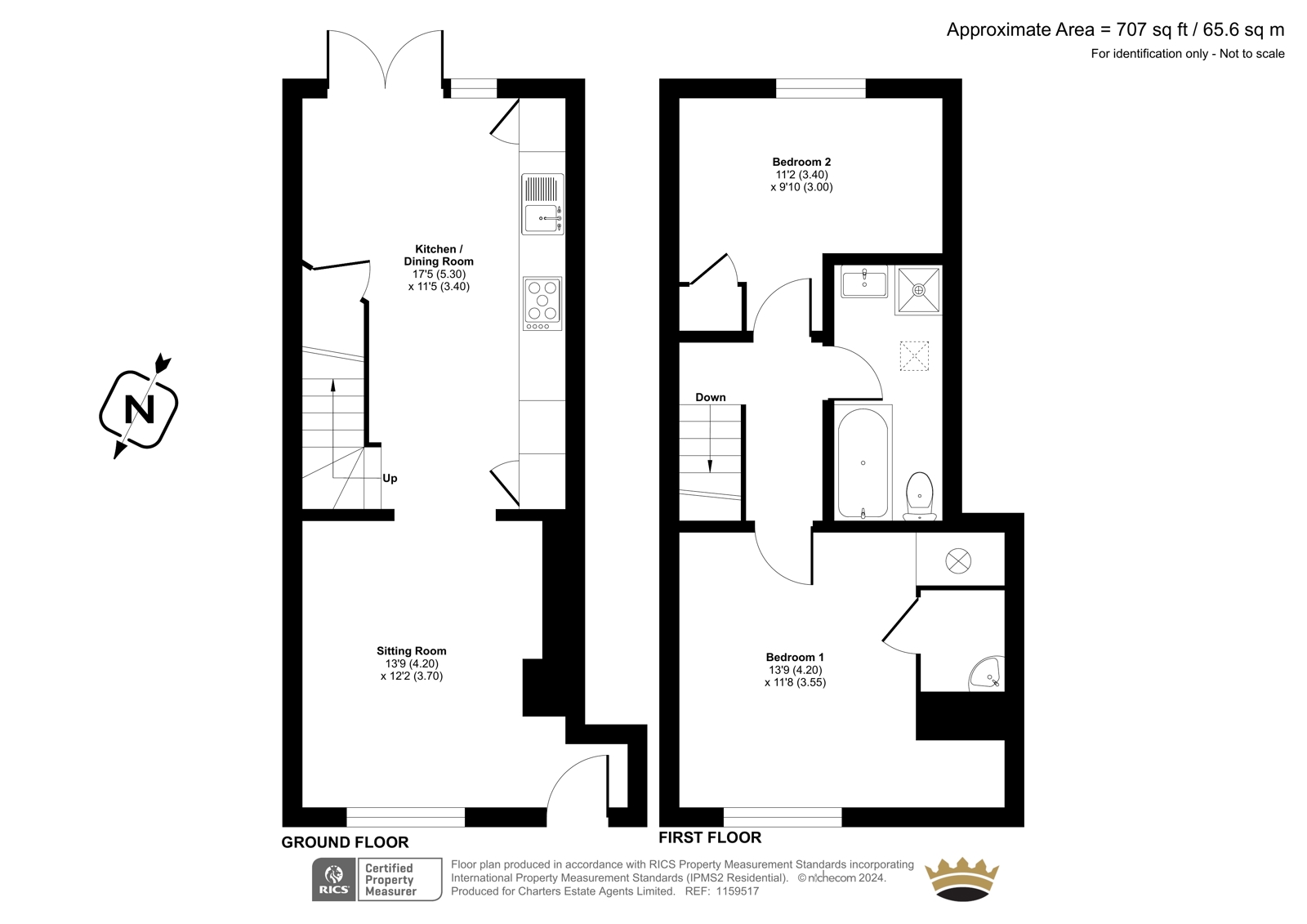 The Street, Whiteparish, Salisbury, Wiltshire SP5, 2 bedroom terraced ...