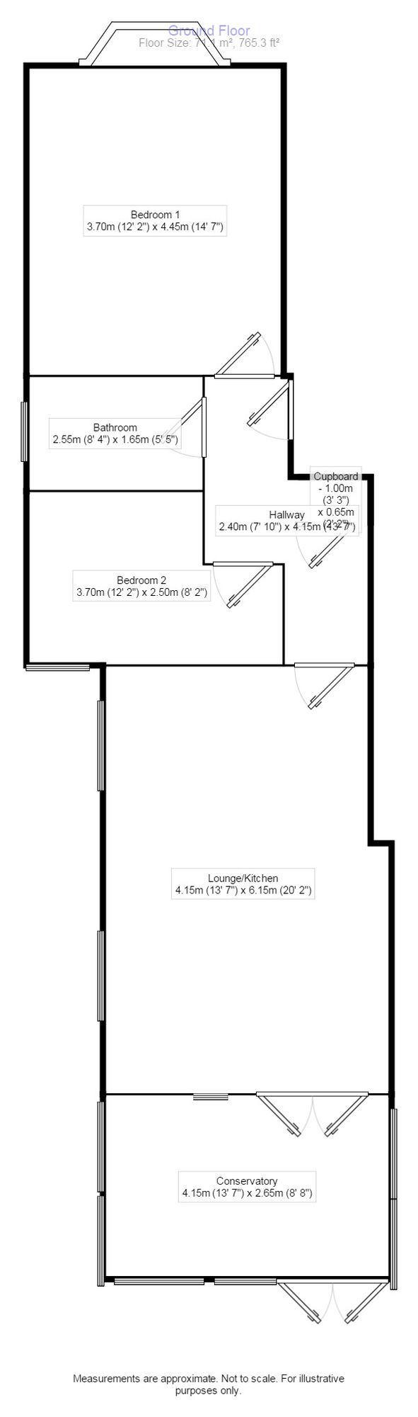 2 bed flat for sale in A Rosebery Crescent, Jesmond Vale, Newcastle ...