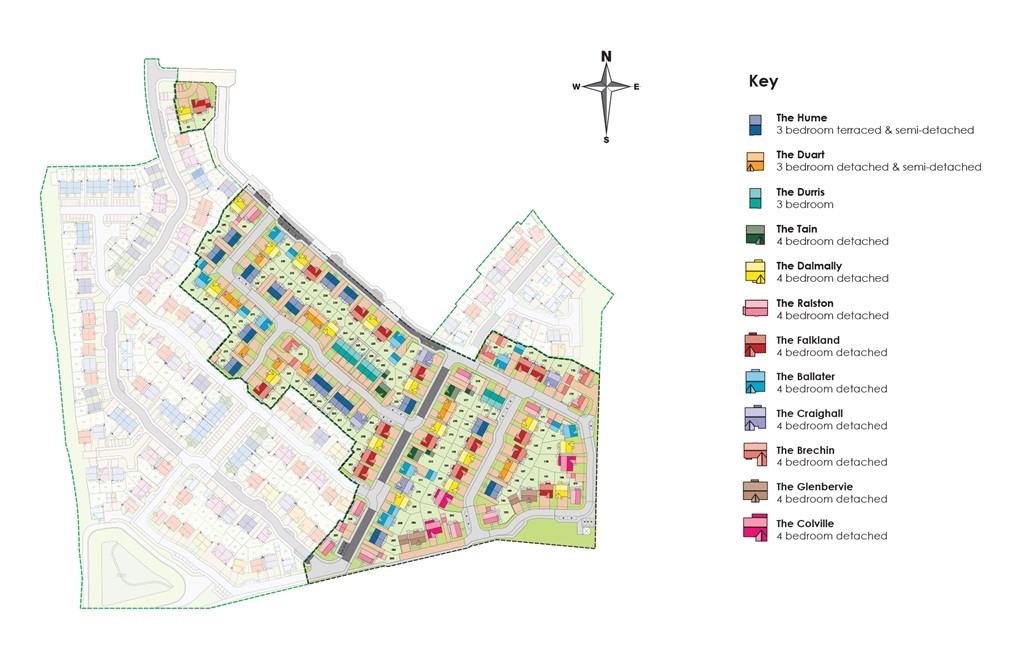 "Hume" at Carmuirs Drive, Newarthill, Motherwell ML1, 3 bedroom end ...