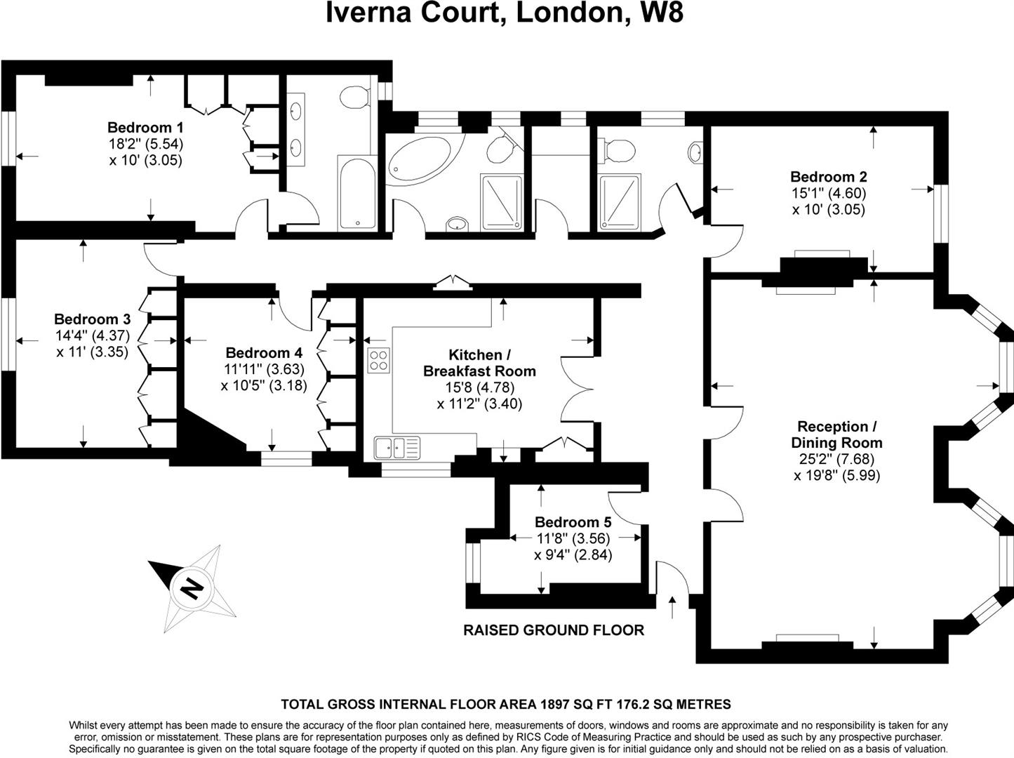 Iverna Court, London W8, 4 bedroom flat to rent - 63623664 | PrimeLocation