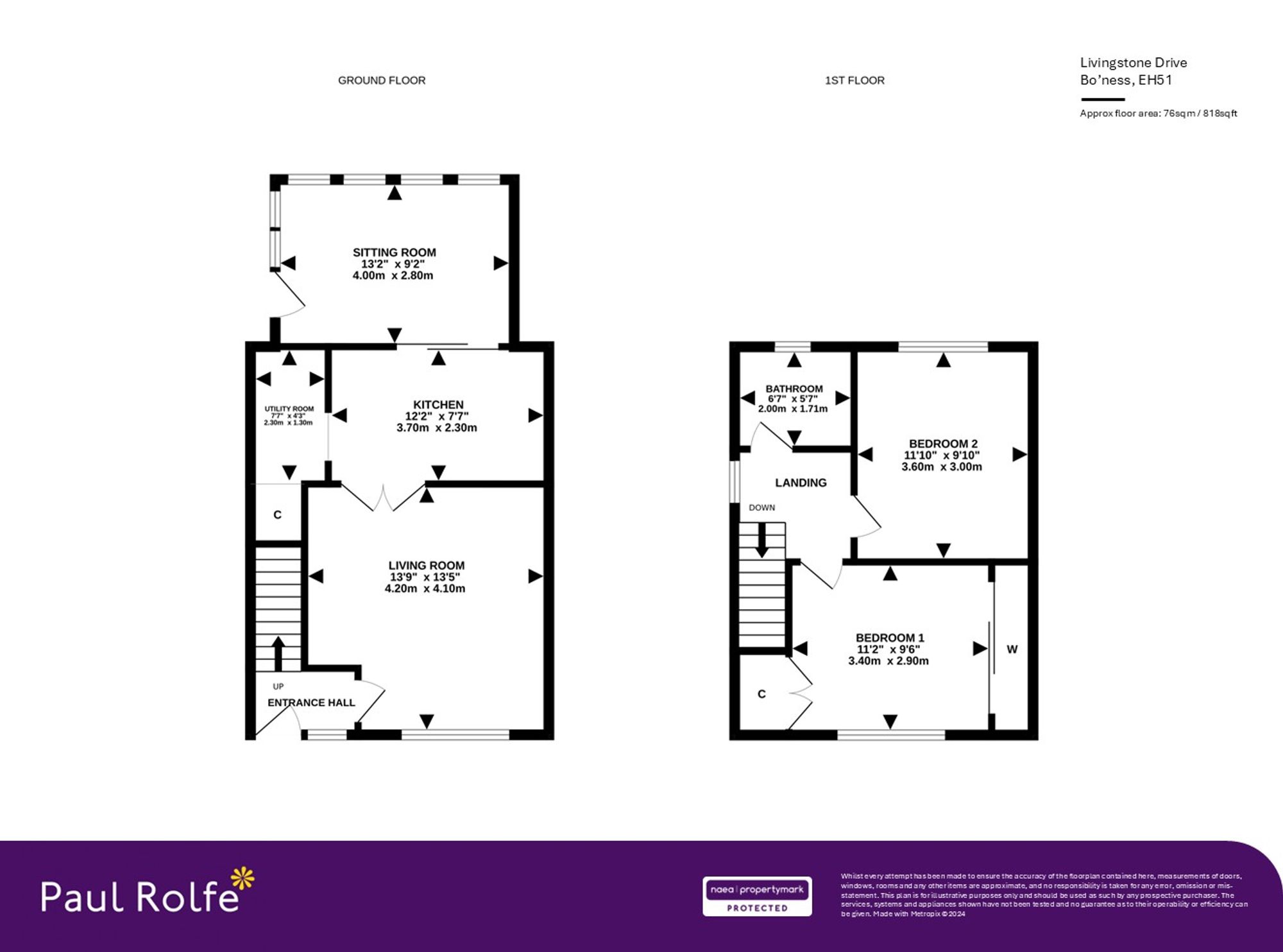 Livingstone Drive, Bo'ness EH51, 2 bedroom semi-detached house for sale ...