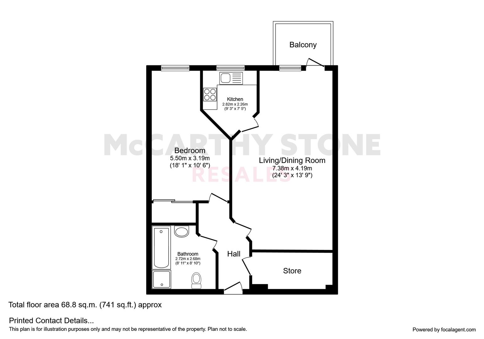 New Road, Basingstoke RG21, 1 bedroom flat for sale - 65702833 ...