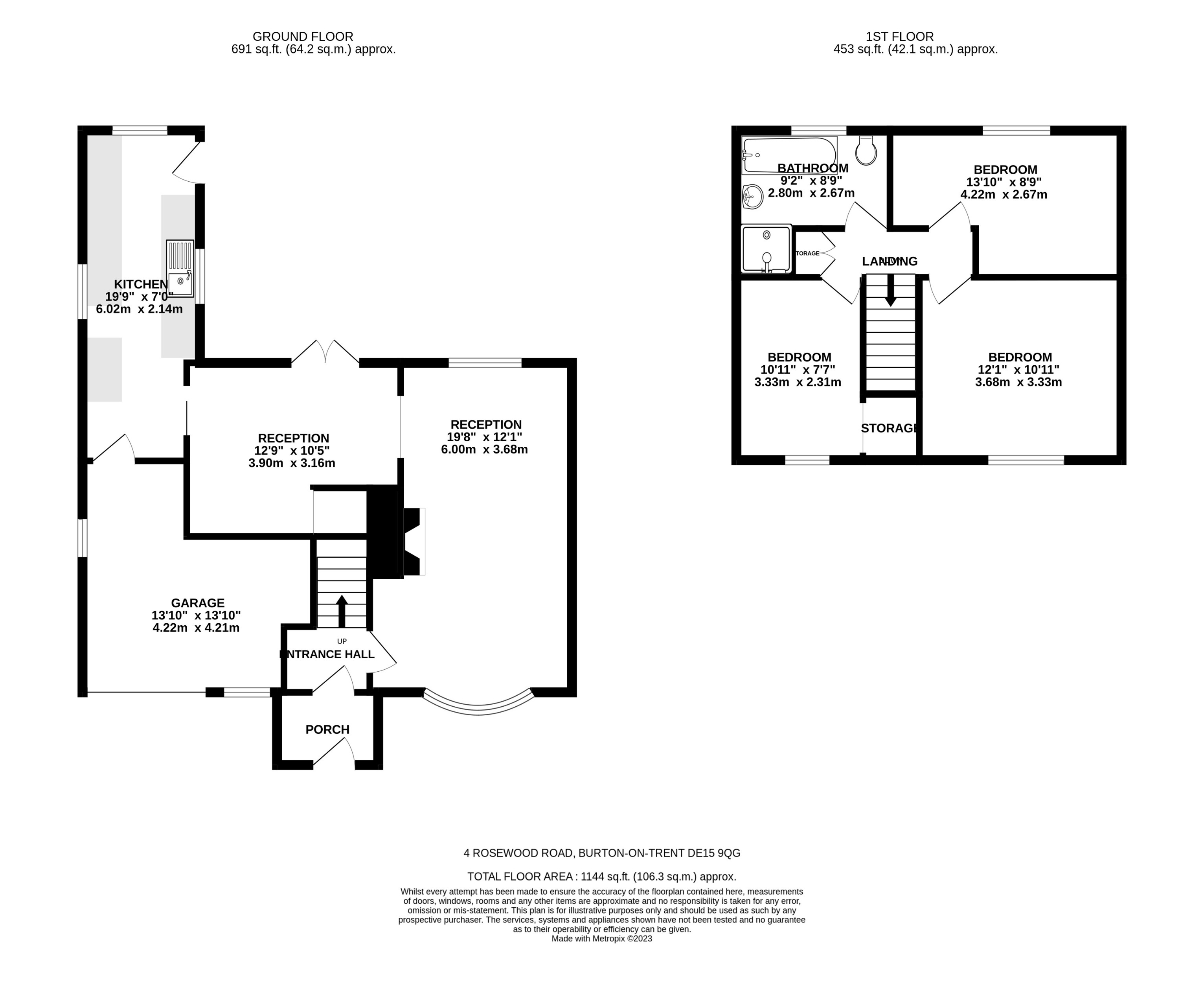 Rosewood Road, Stapenhill, Burton-On-Trent DE15, 3 bedroom semi ...