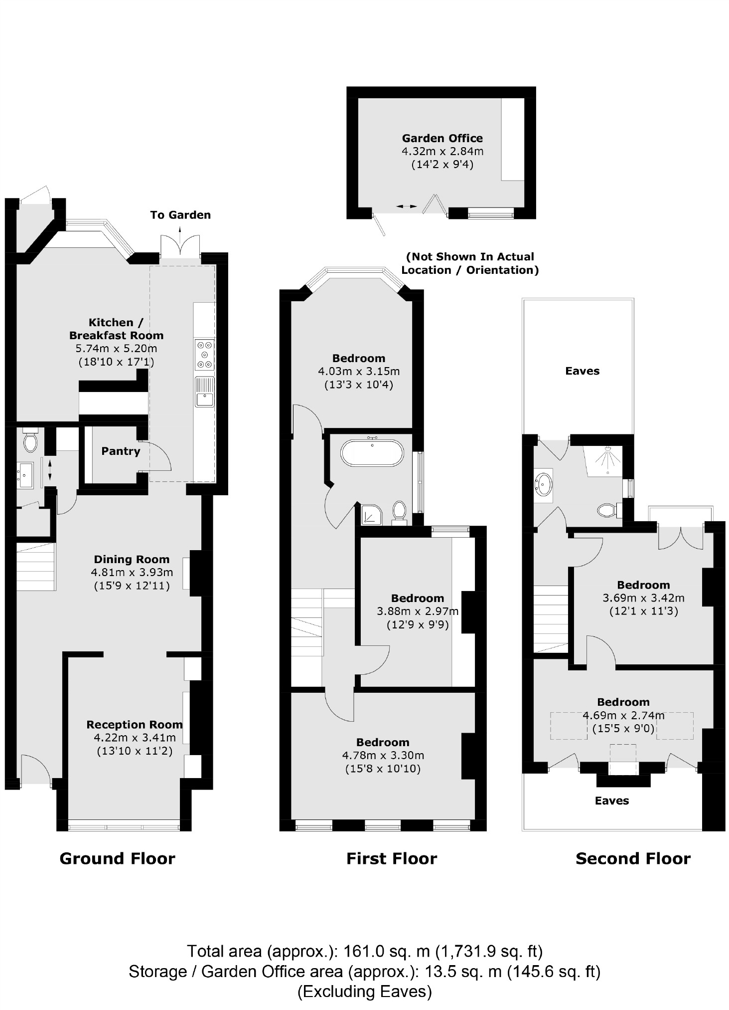 Whitton Road, Twickenham TW1, 4 bedroom end terrace house for sale ...