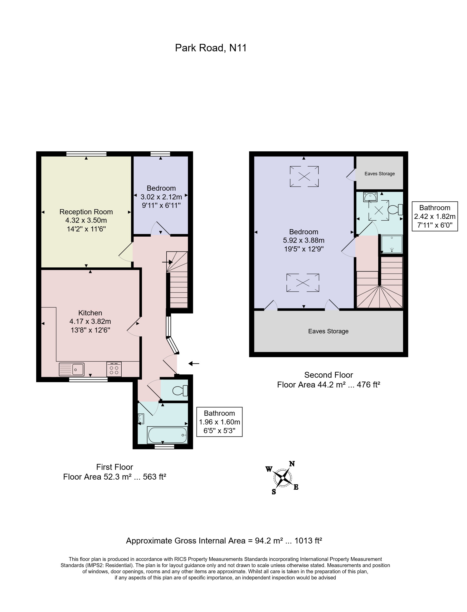 Park Road, London N11, 3 bedroom flat for sale - 70244666 | PrimeLocation