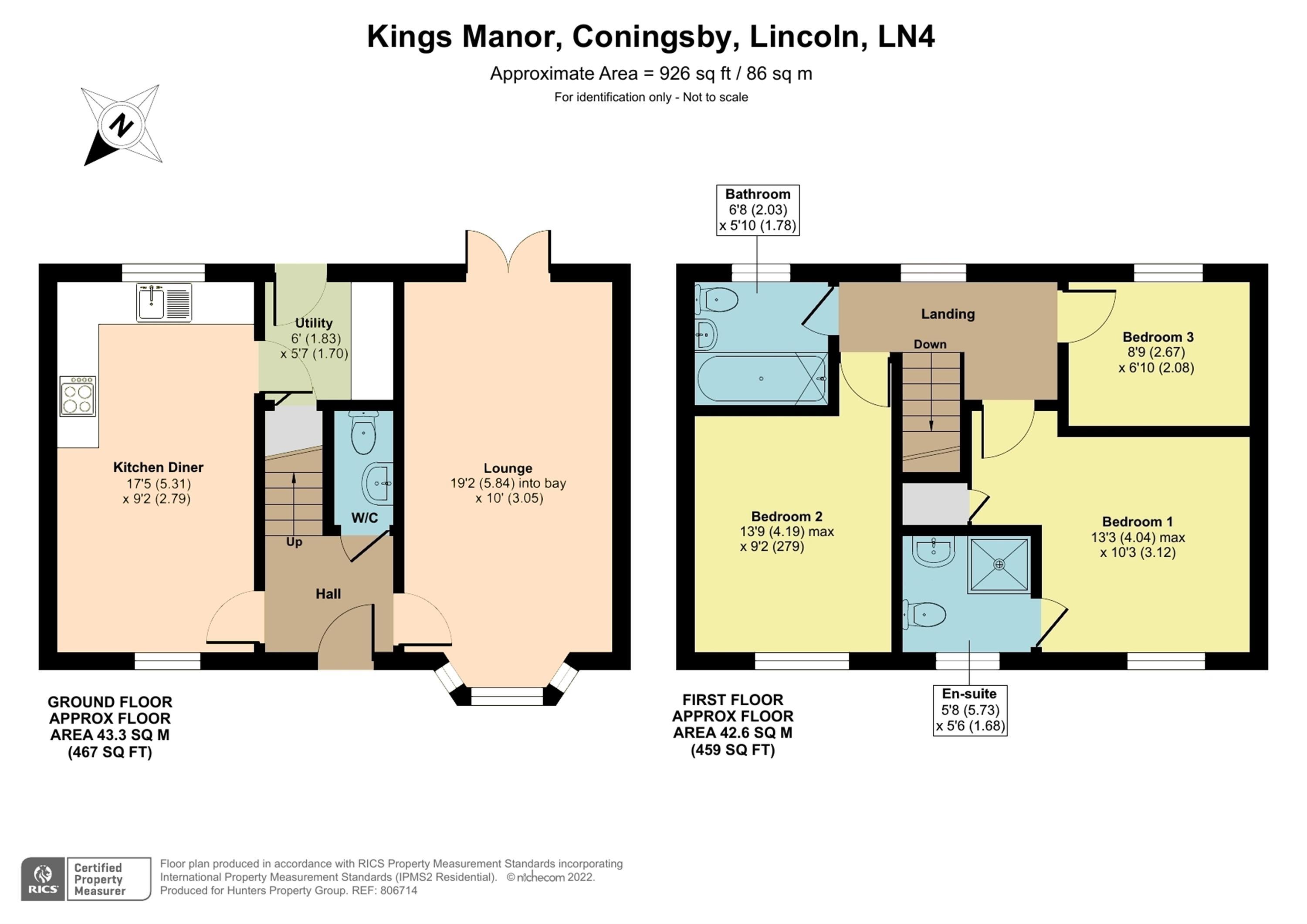 Kings Manor Coningsby Lincoln Ln4 3 Bedroom Semi Detached House For