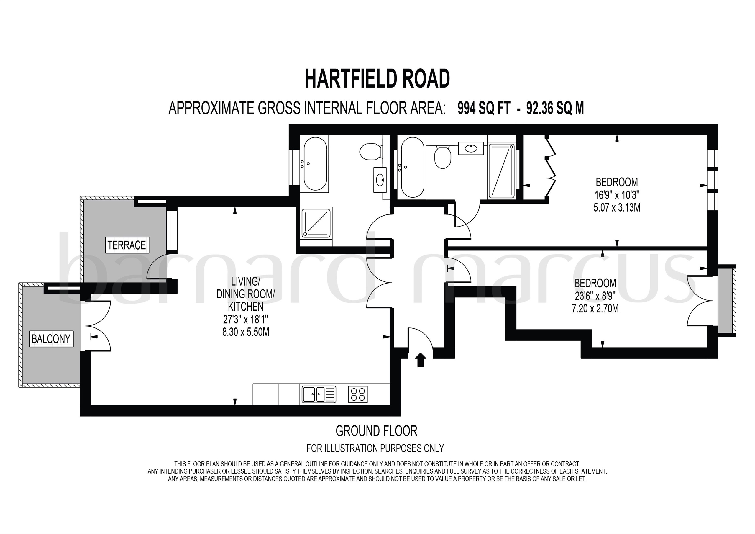 Hartfield Road, Wimbledon, London SW19, 2 bedroom flat for sale ...