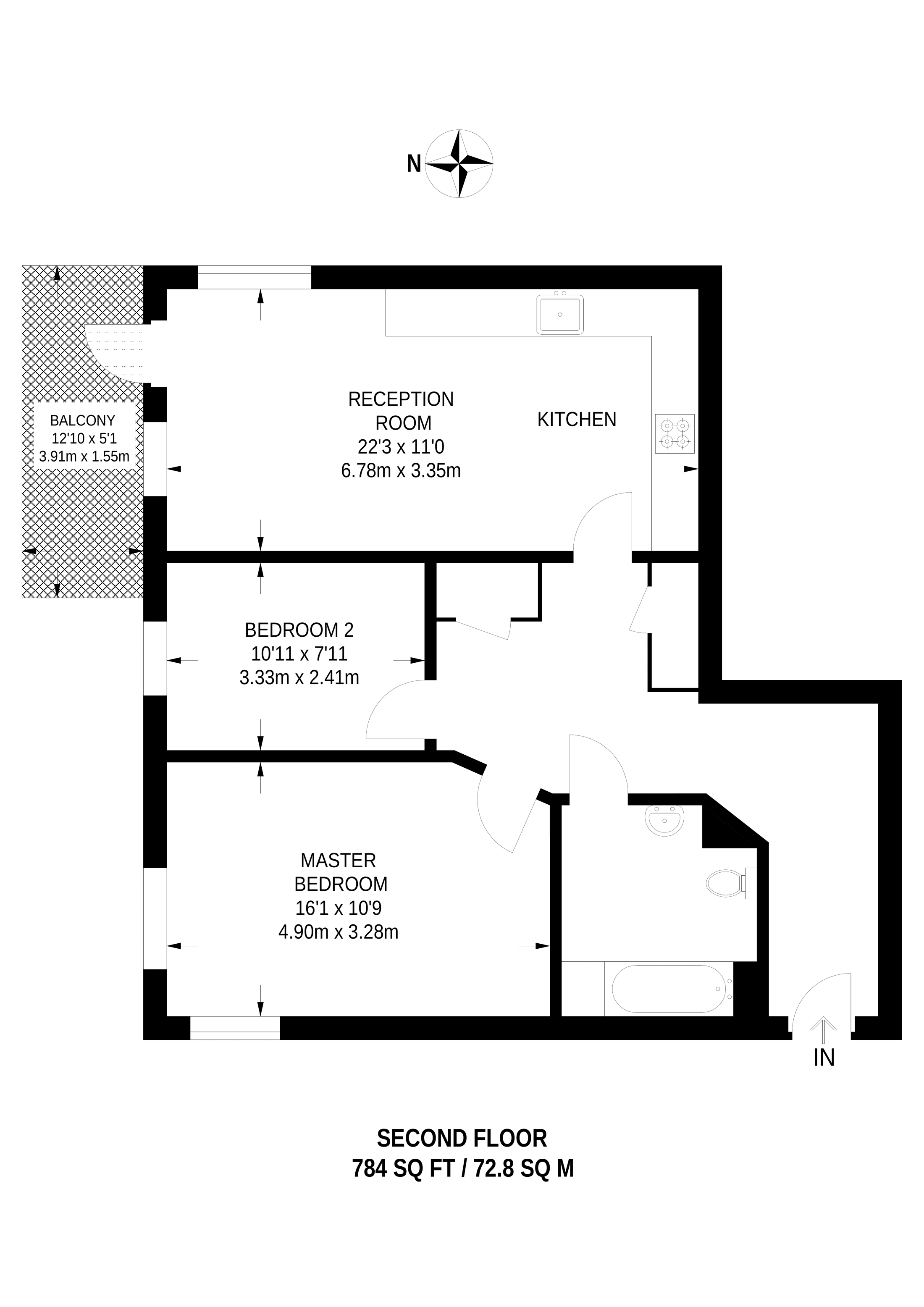 2 bed flat for sale in Acre Lane, Brixton, London SW25Ul SW2 - Zoopla