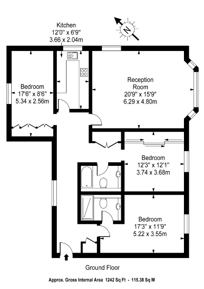 Holbein Place, Sloane Square, Chelsea, London SW1W, 1 bedroom flat to ...
