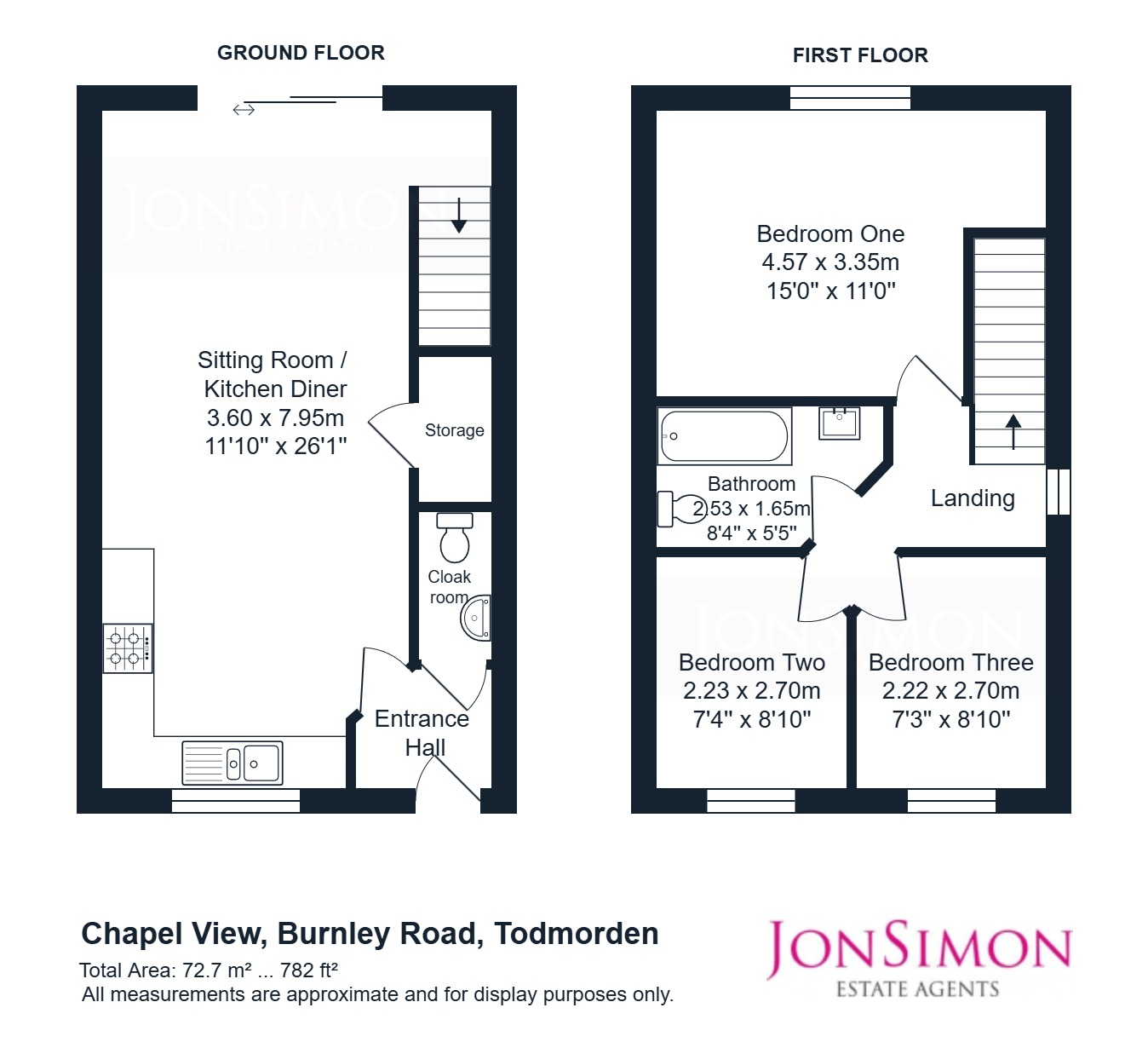 Burnley Road, Todmorden OL14, 3 bedroom terraced house for sale ...