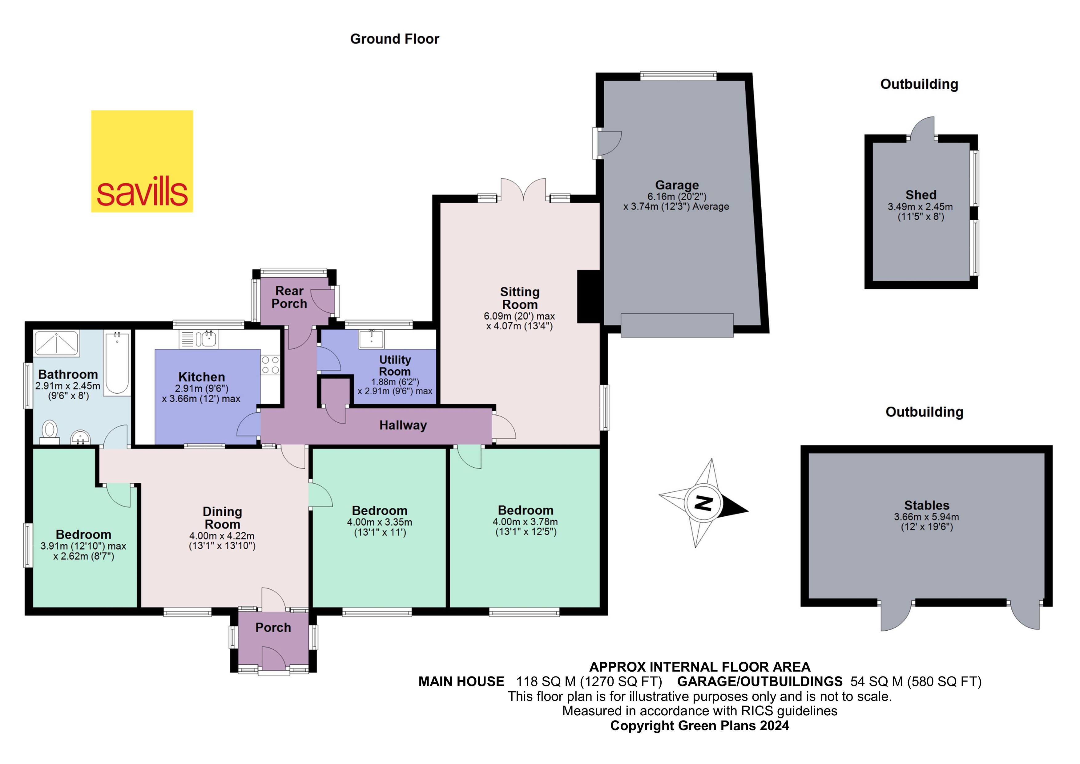 Barrack Road, Mashbury, Chelmsford, Essex CM1, 3 bedroom bungalow for ...